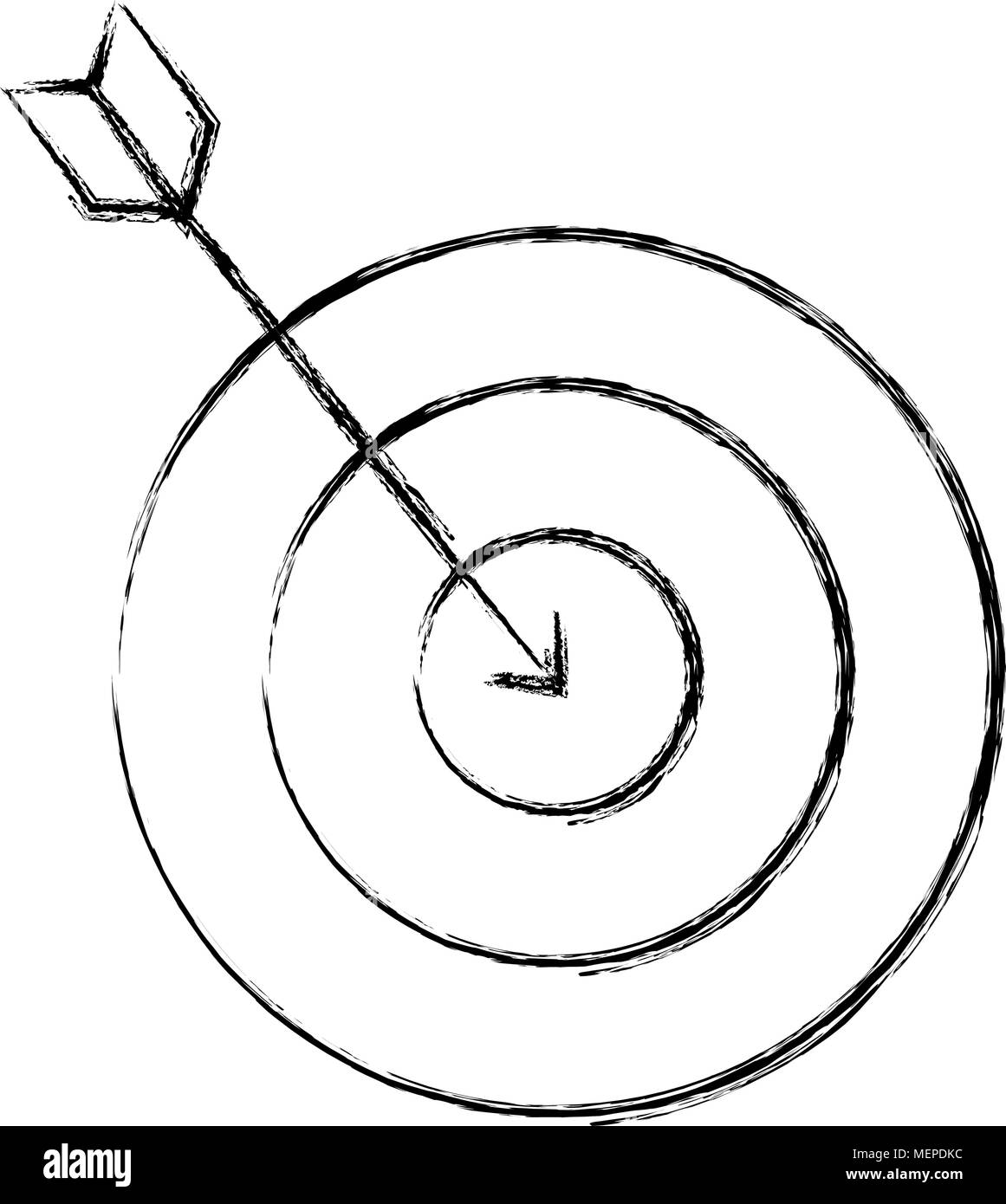 target with arrow icon Stock Vector Image & Art - Alamy