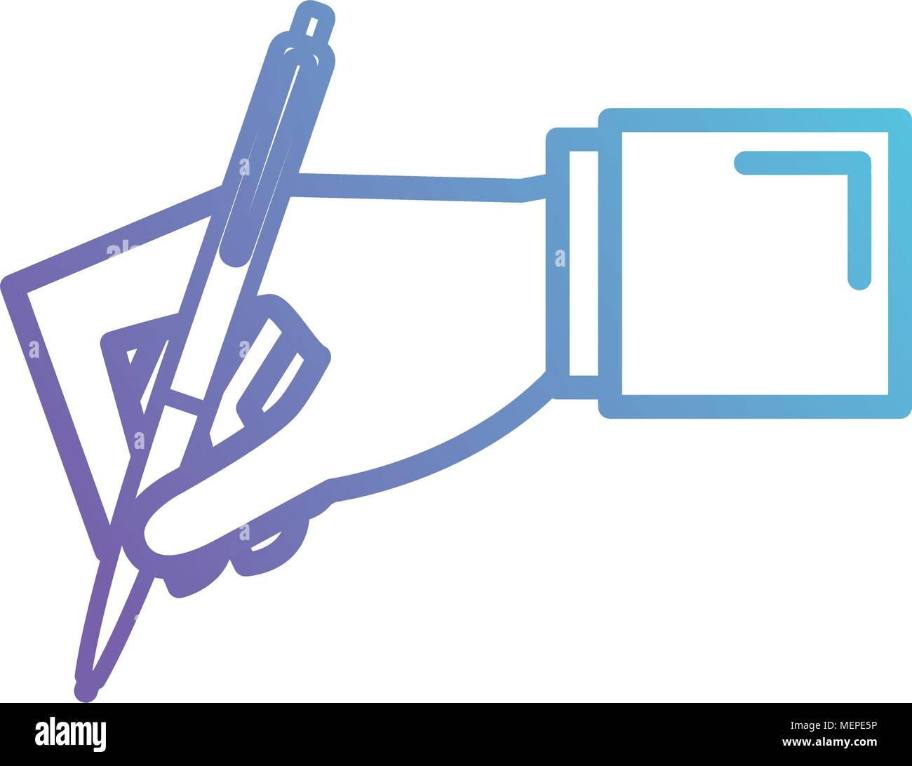 Autograph hand Stock Vector Images - Alamy