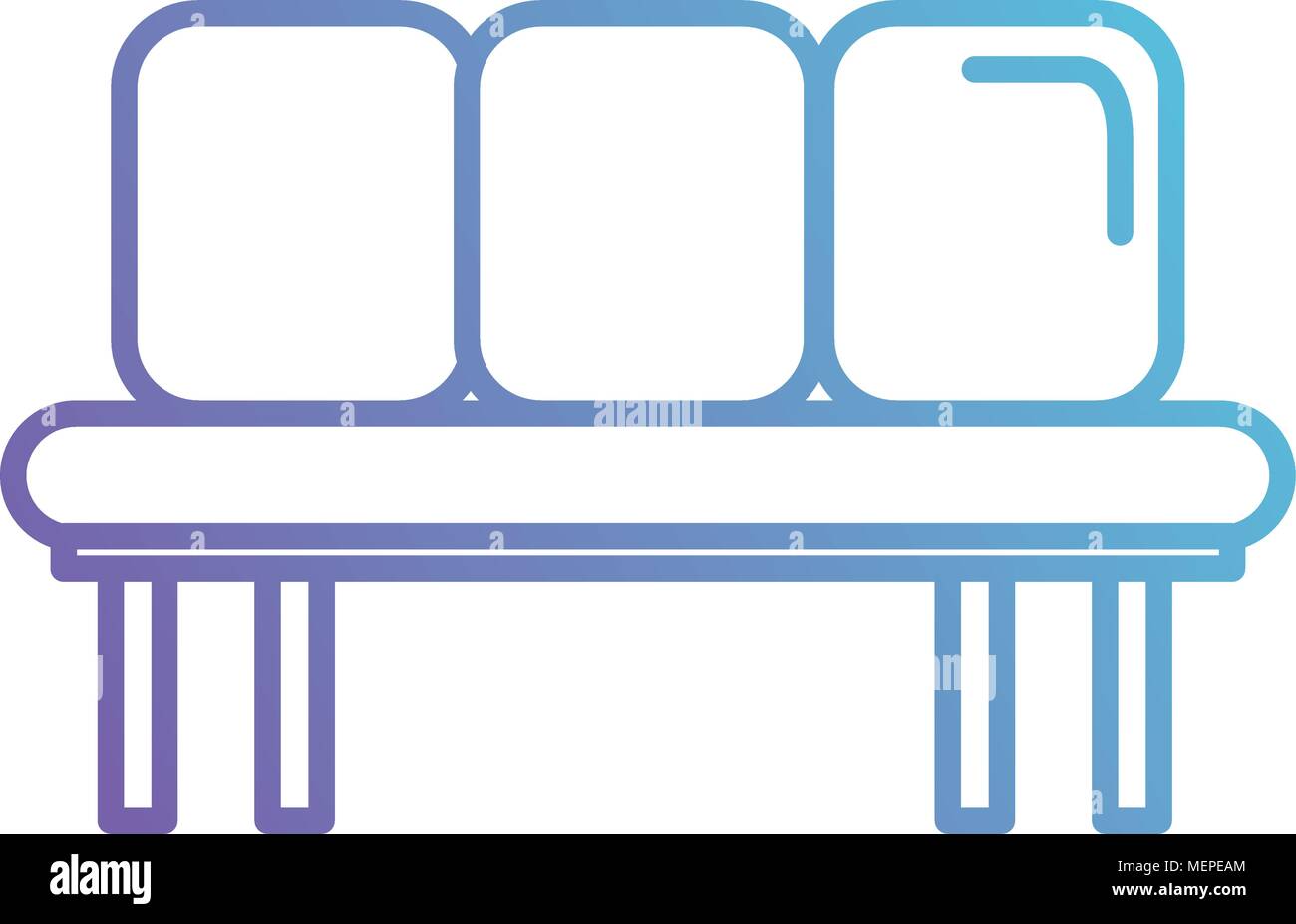 waiting room chairs icon Stock Vector Image & Art - Alamy