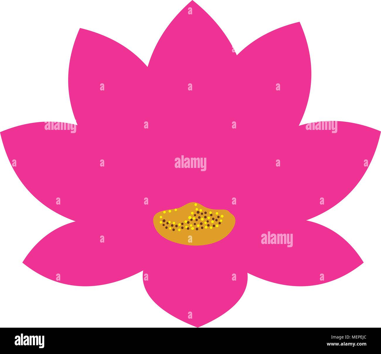 beautiful flower decorative icon Stock Vector Image & Art - Alamy