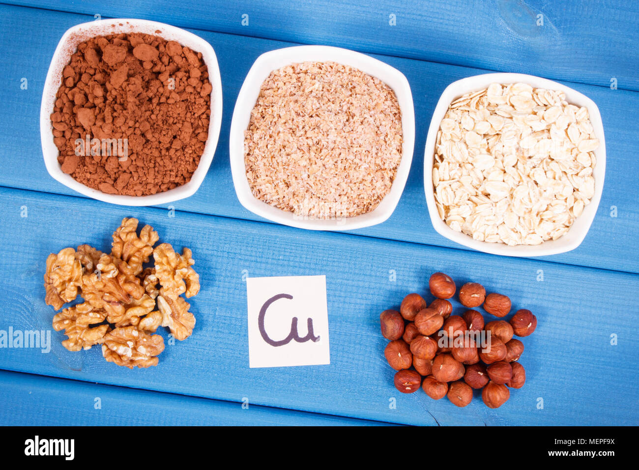 Products or ingredients containing copper and dietary fiber, natural ...