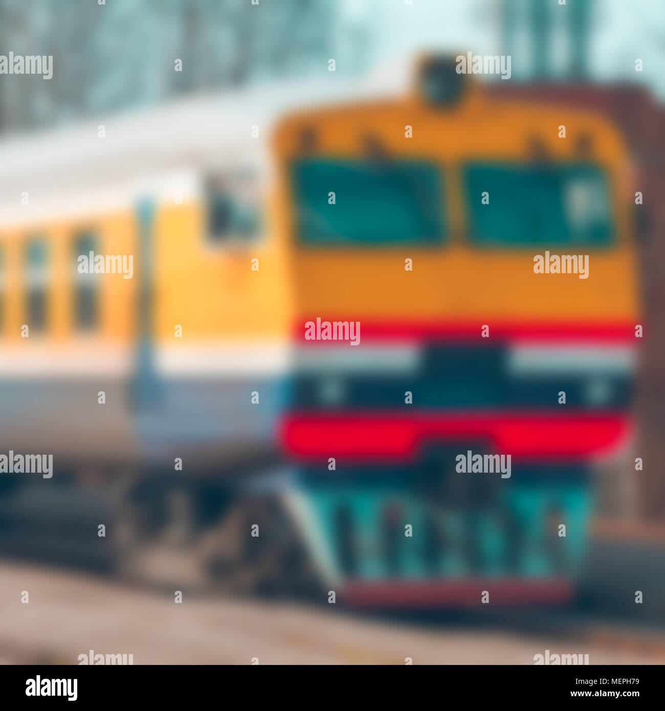 Passenger train soft lens hi-res stock photography and images - Alamy