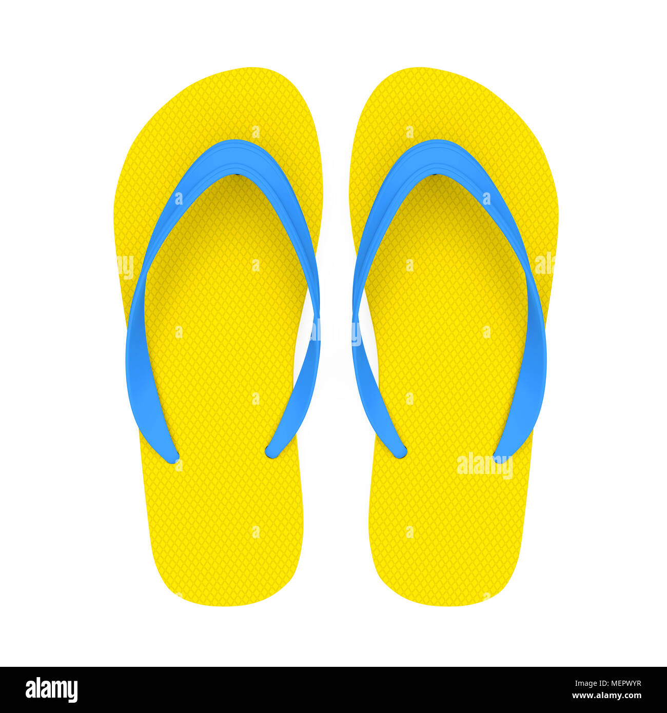 Vacation beach flip flops Cut Out Stock Images & Pictures - Alamy