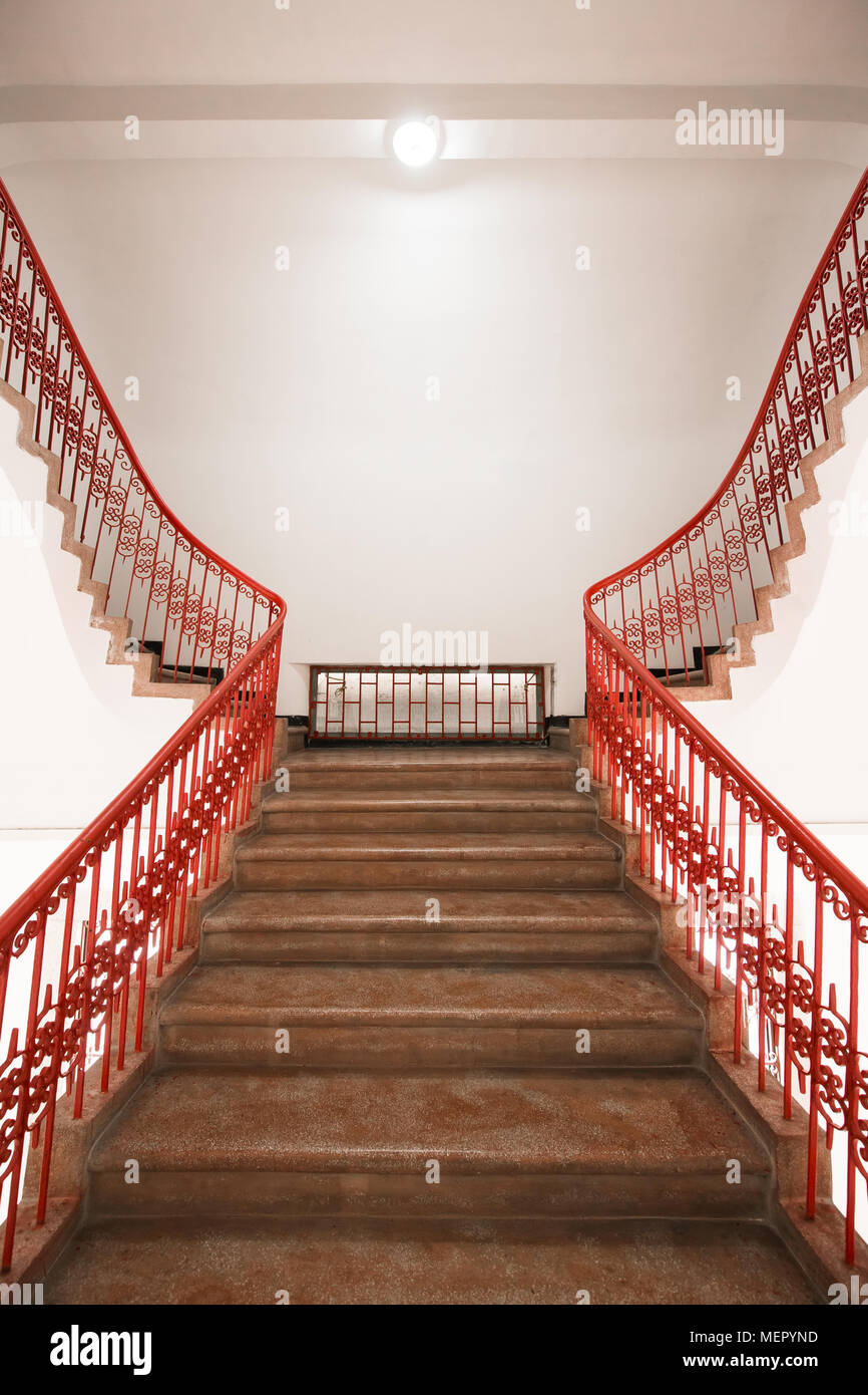 Stairs in the old building Stock Photo - Alamy