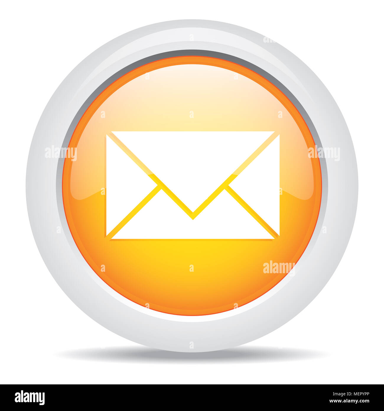 mail isolated on white background Stock Photo - Alamy