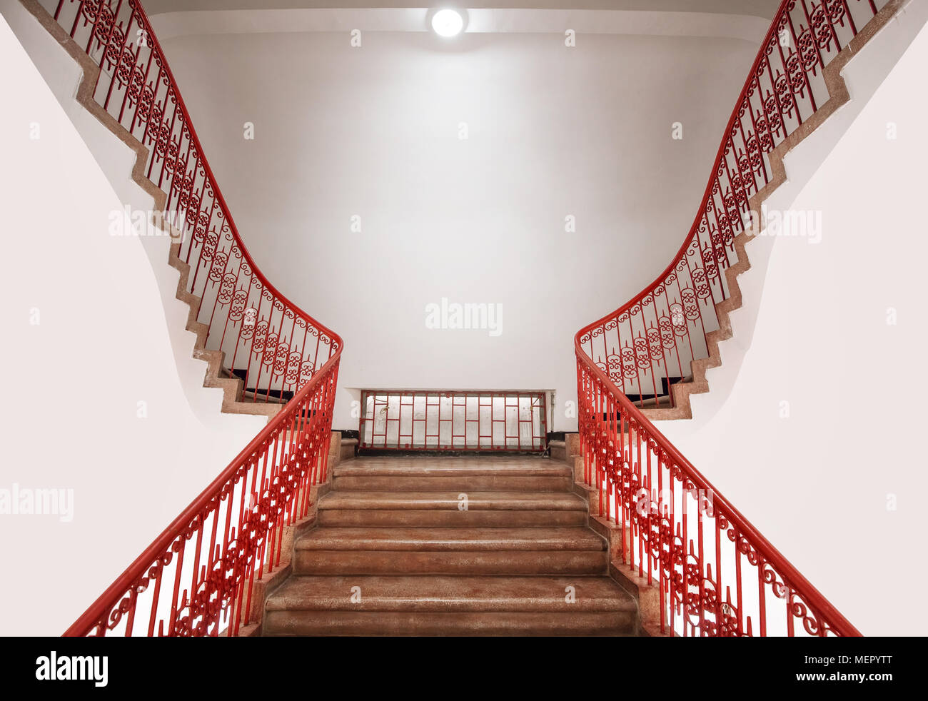 Stairs in the old building Stock Photo - Alamy