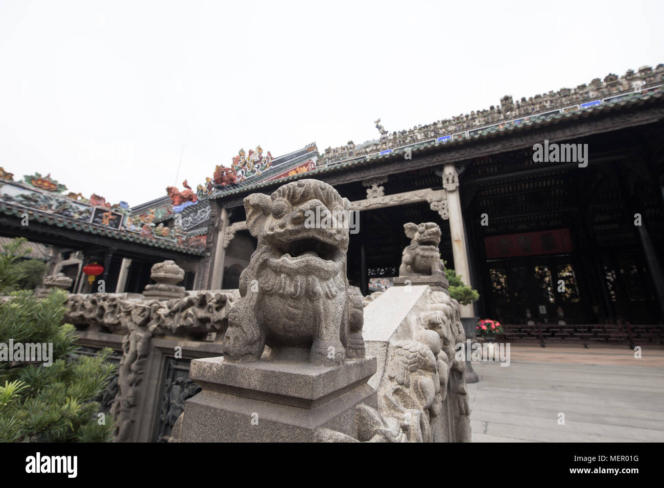 guangzhou,china - dec,13,2017:The Chen Clan Ancestral Hall is an ...