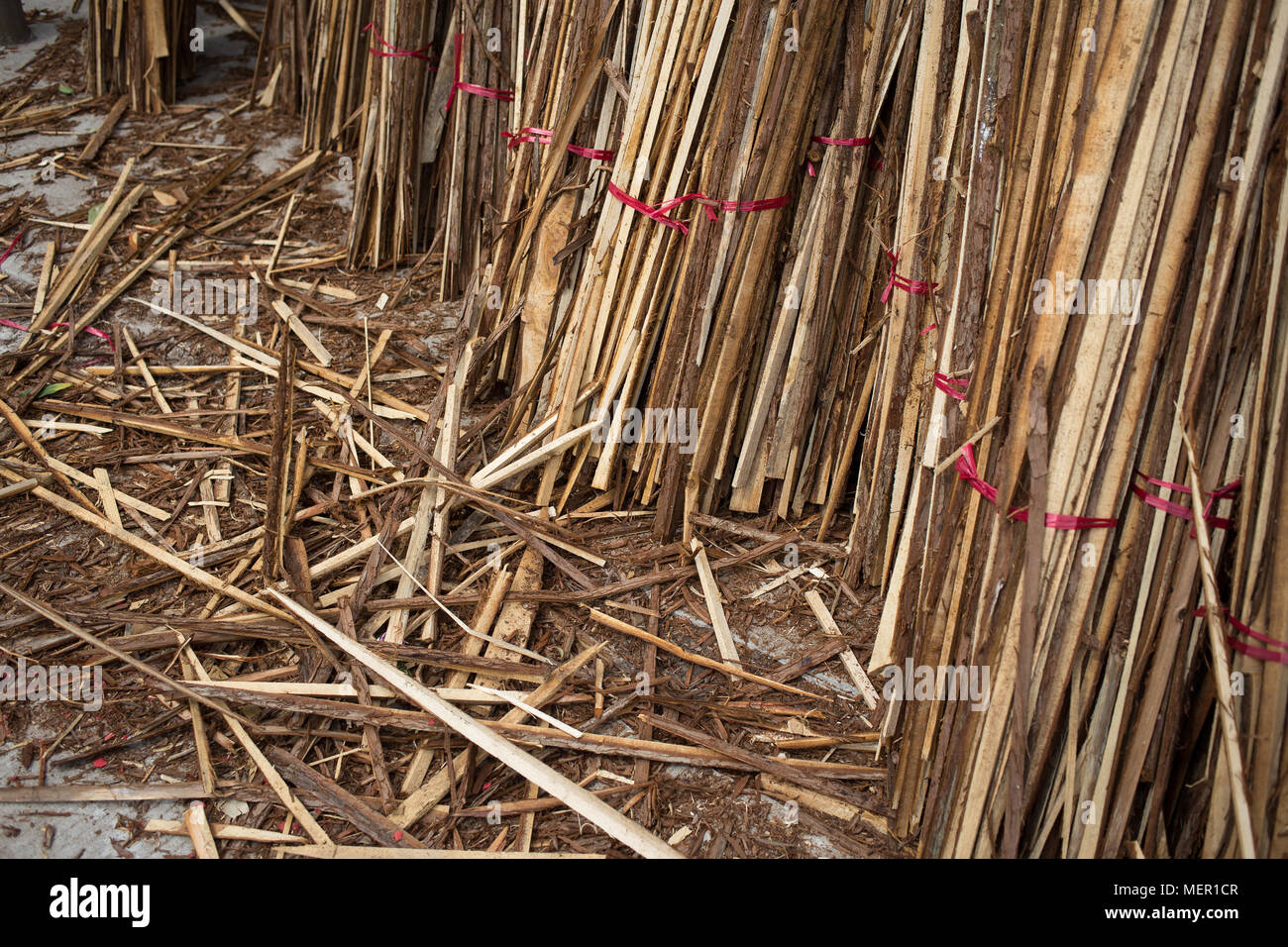 Wood battens texture pattern natural hi-res stock photography and ...