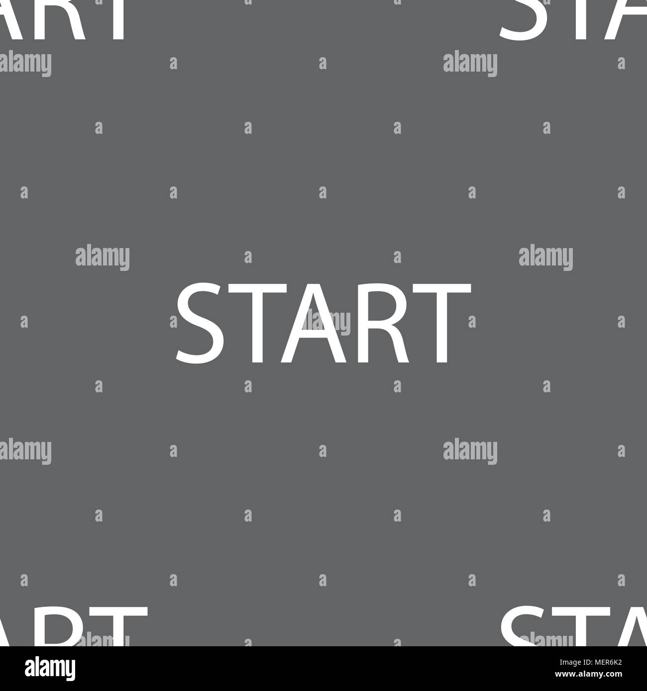 Start engine sign icon. Seamless pattern on a gray background. Vector ...