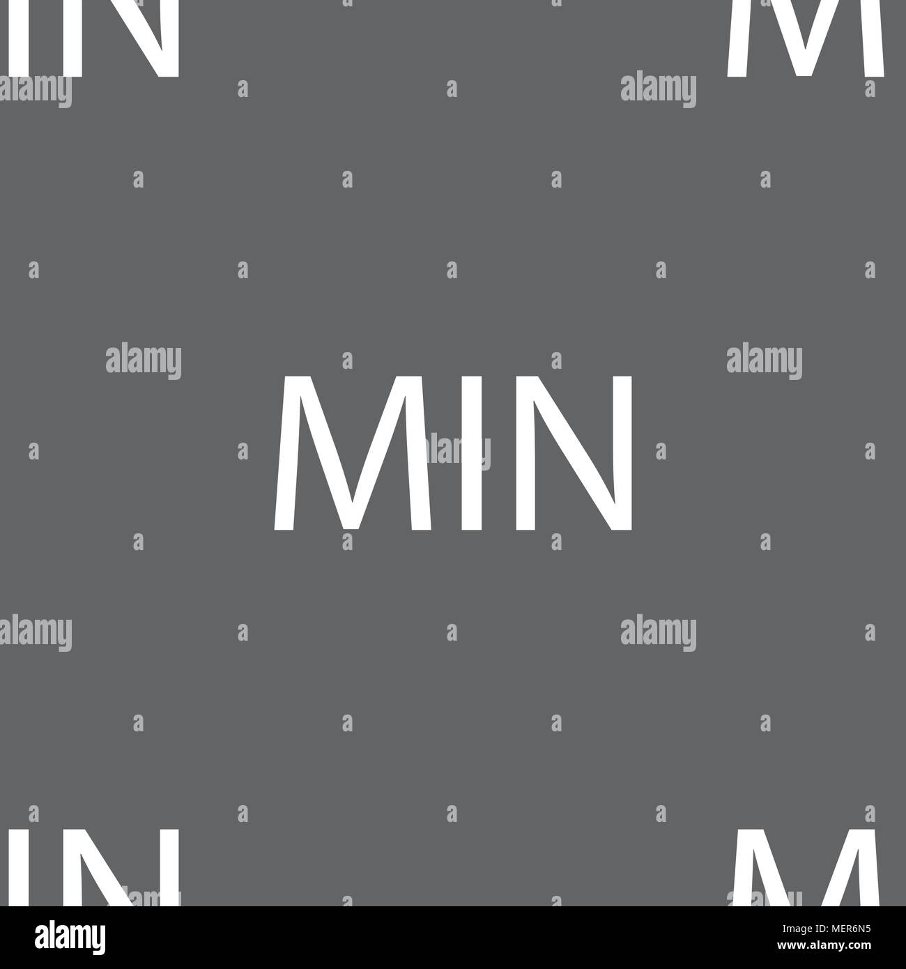 minimum sign icon. Seamless pattern on a gray background. Vector ...