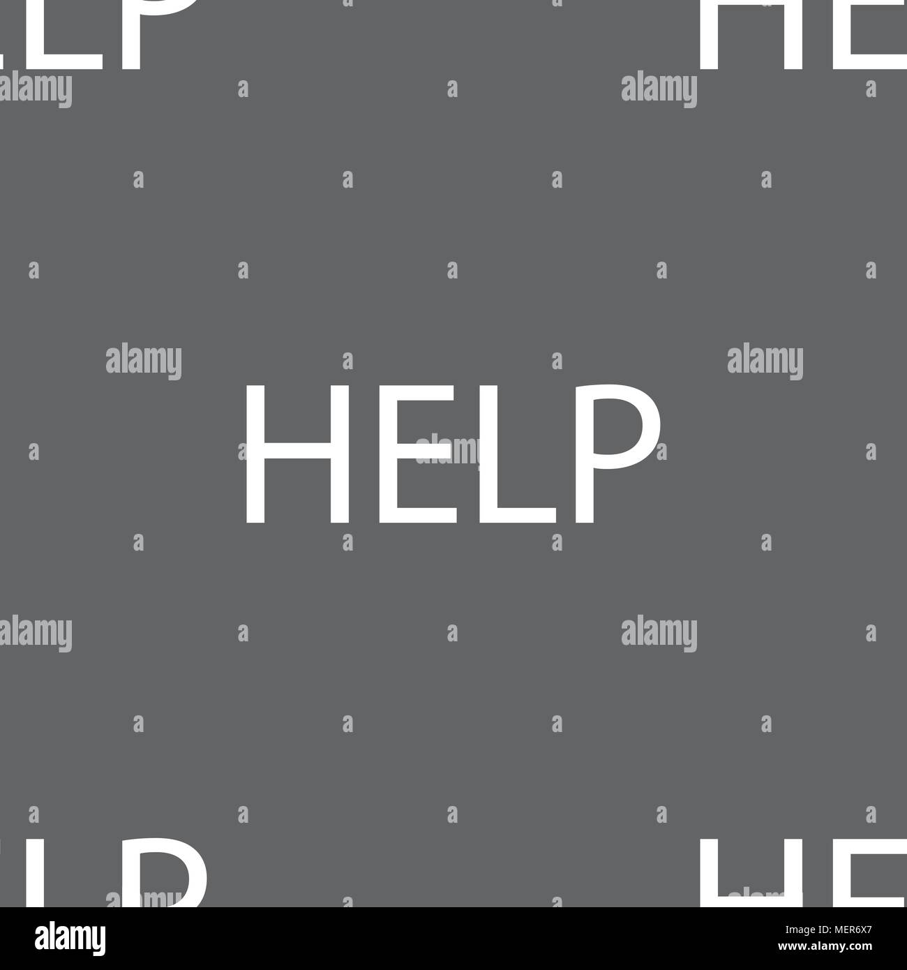 Help point sign icon. Question symbol. Seamless pattern on a gray ...