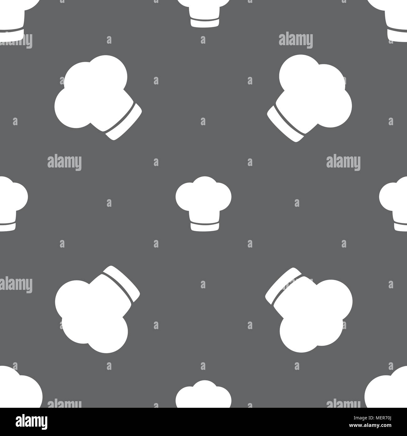Chef hat sign icon. Cooking symbol. Cooks hat. Seamless pattern on a ...