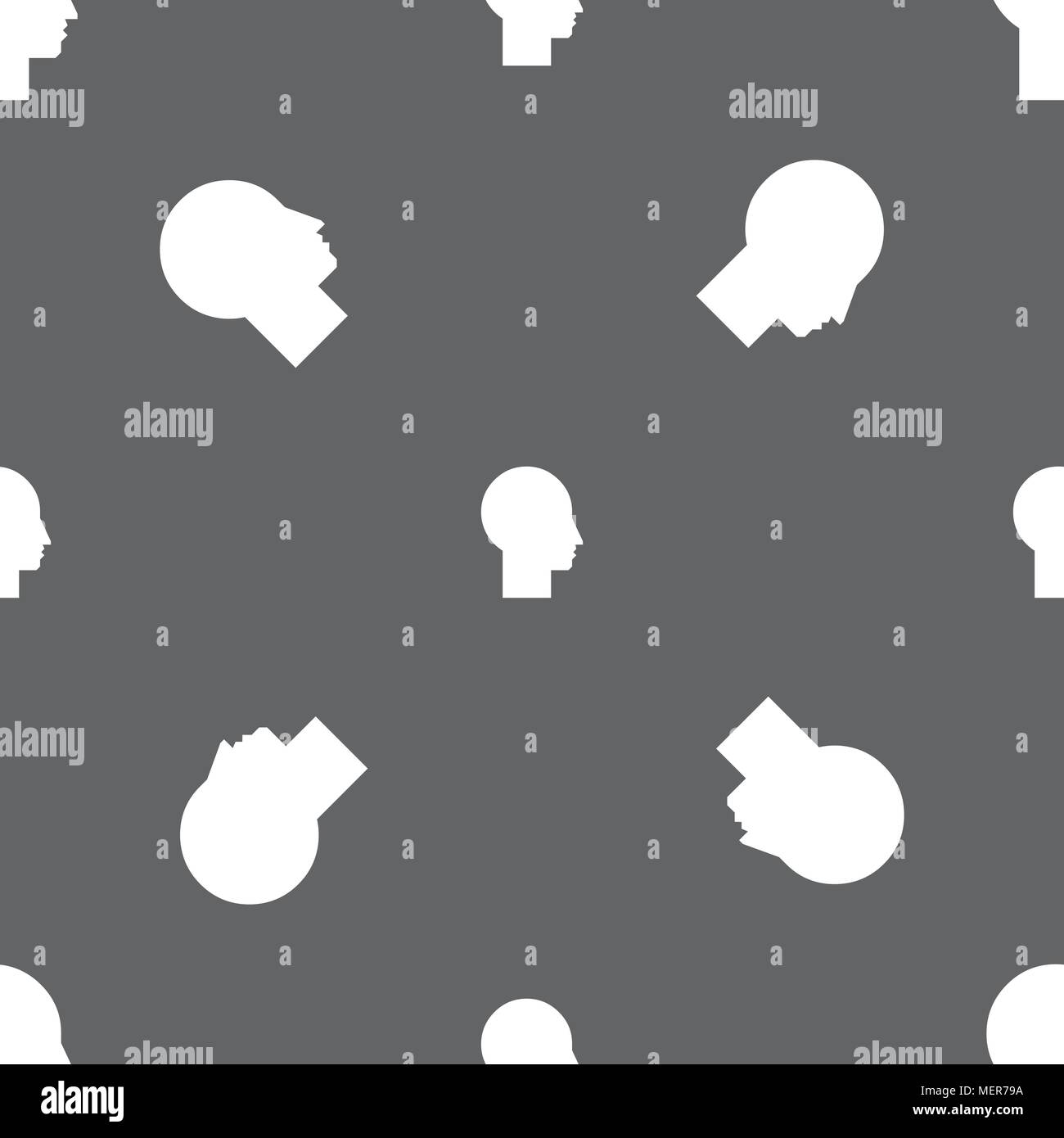 User sign icon. Person symbol. Set colourful buttons. Seamless pattern ...