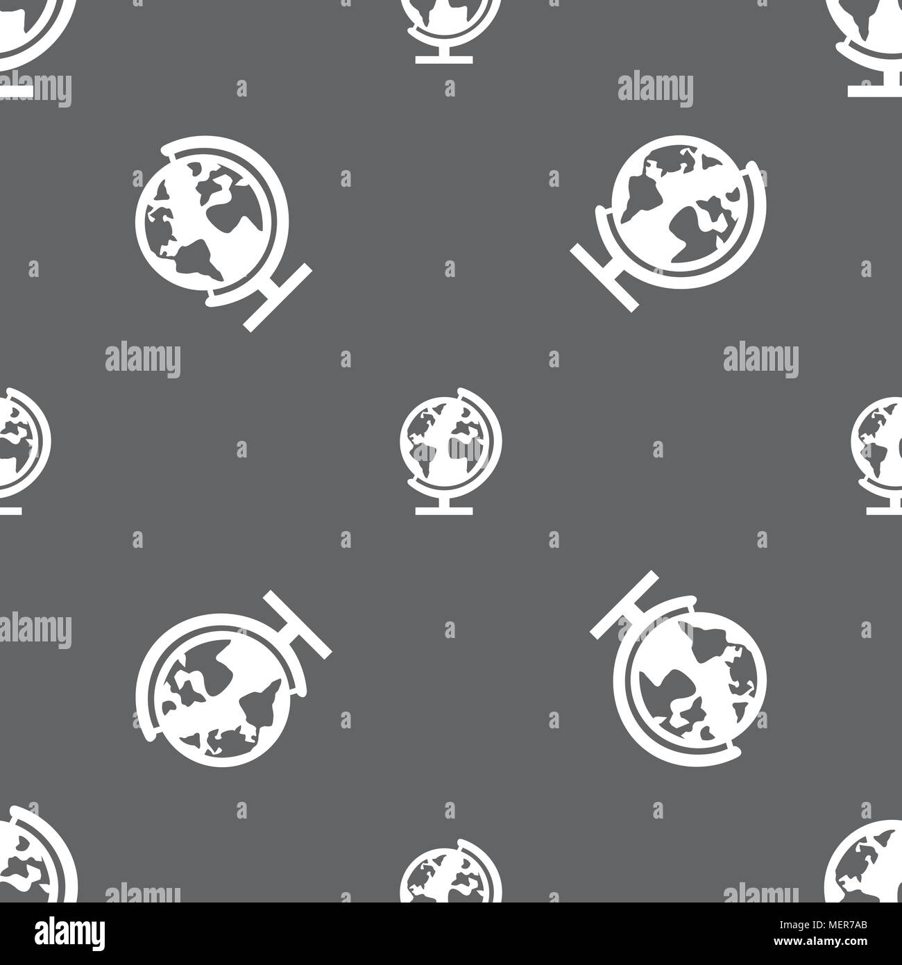 Globe sign icon. World map geography symbol. Globes on stand for ...