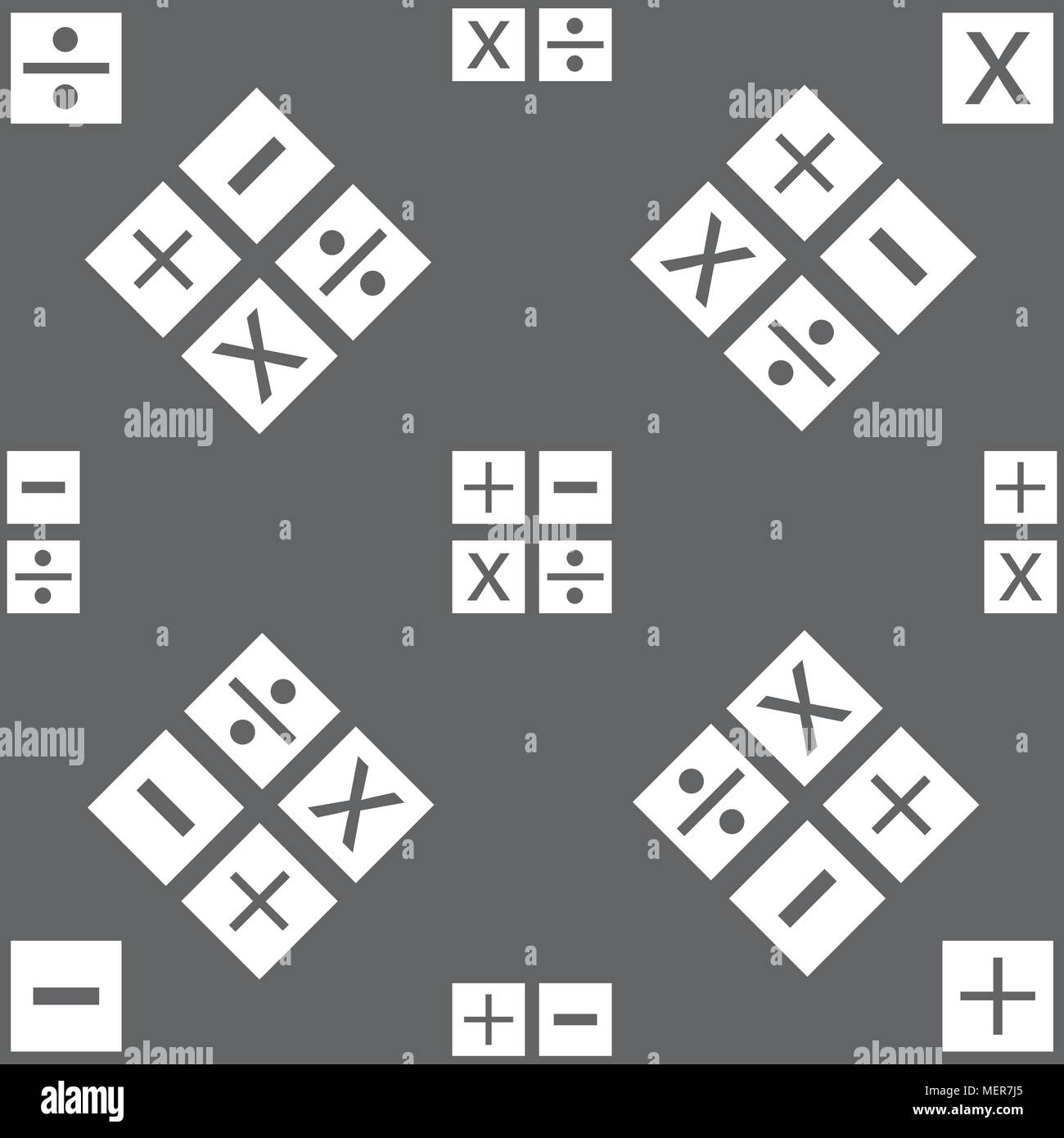 Multiplication, division, plus, minus icon Math symbol Mathematics ...