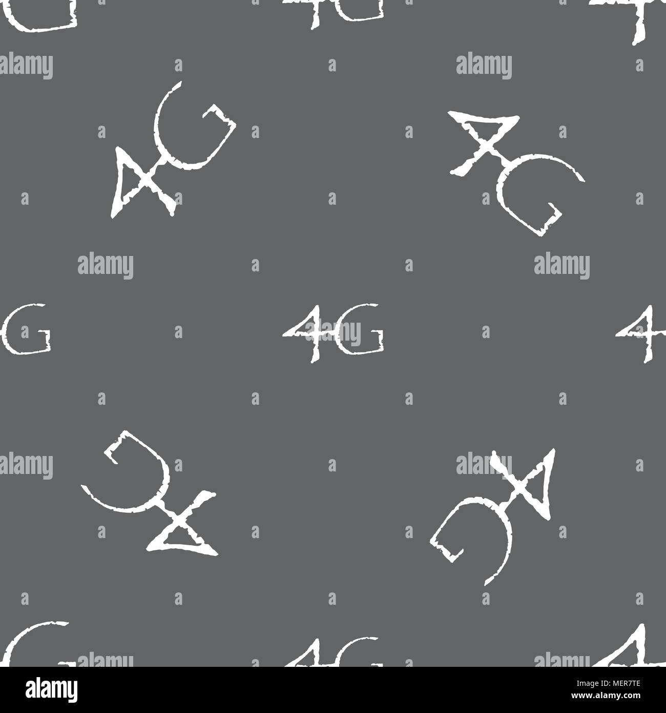 4G sign icon. Mobile telecommunications technology symbol. Seamless ...