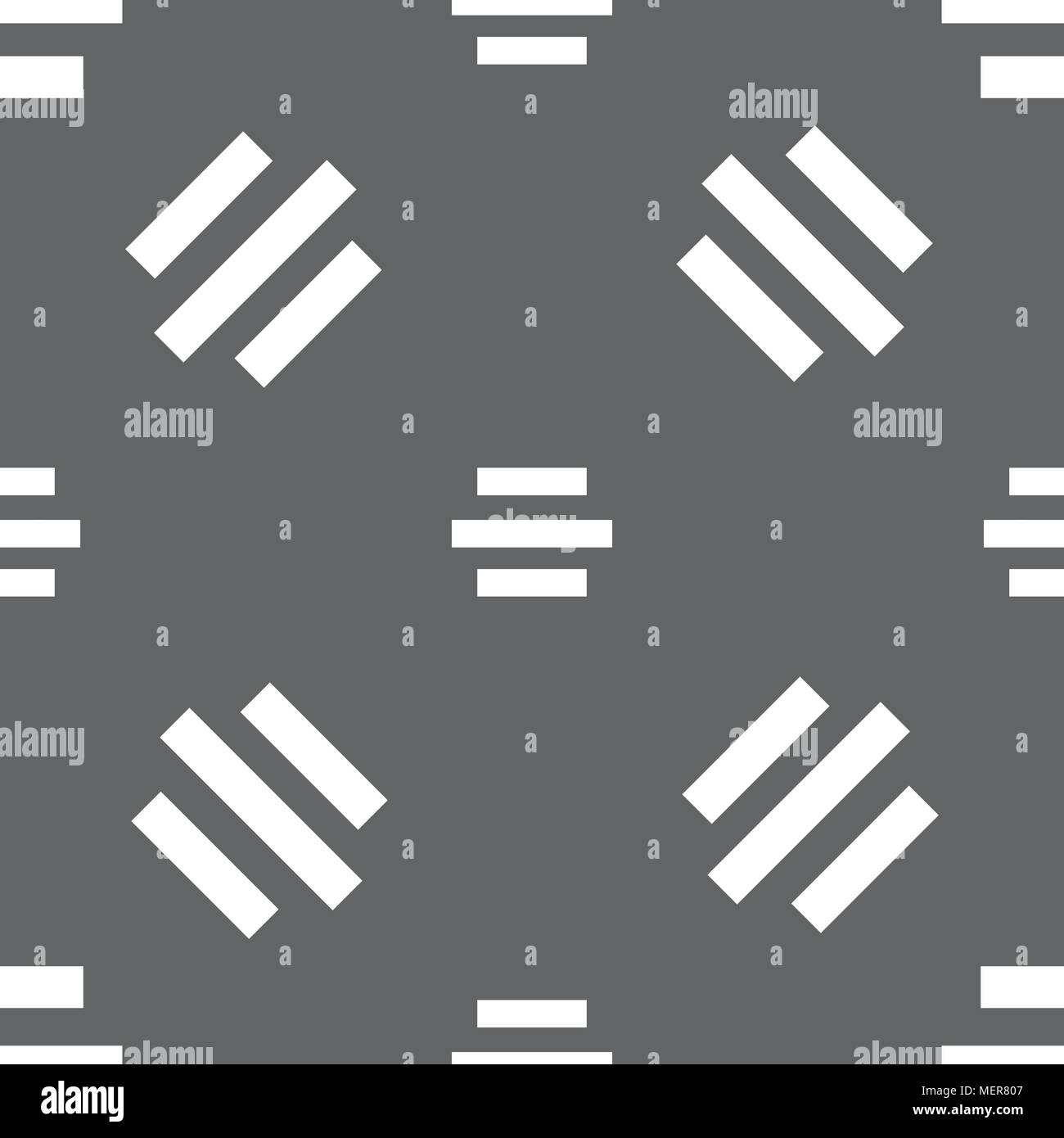 Center alignment icon sign. Seamless pattern on a gray background ...