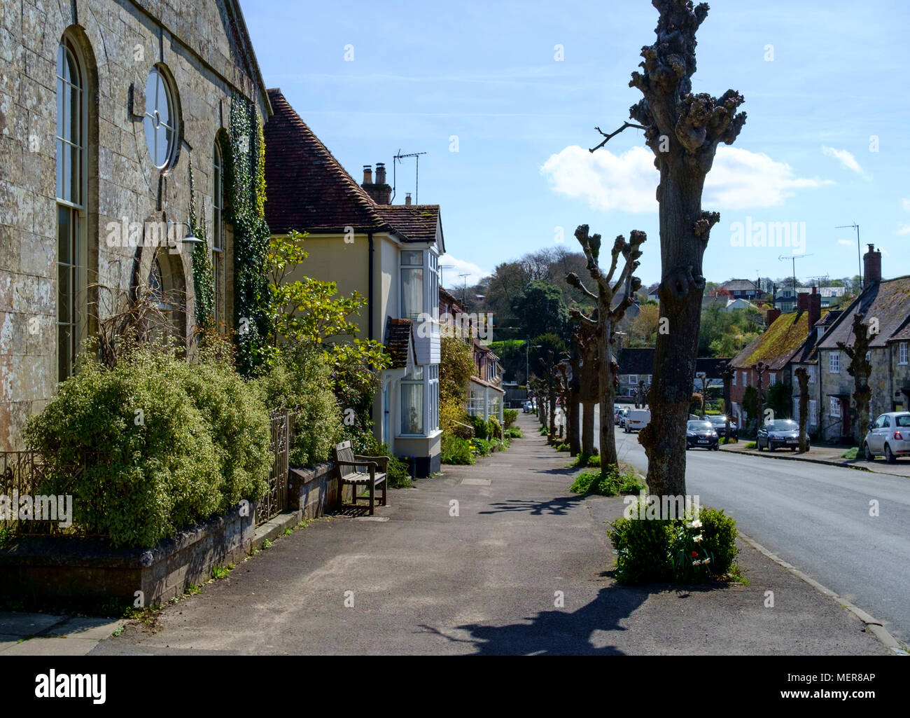 Hindon a small village near warminster Wiltshire england UK Stock Photo ...
