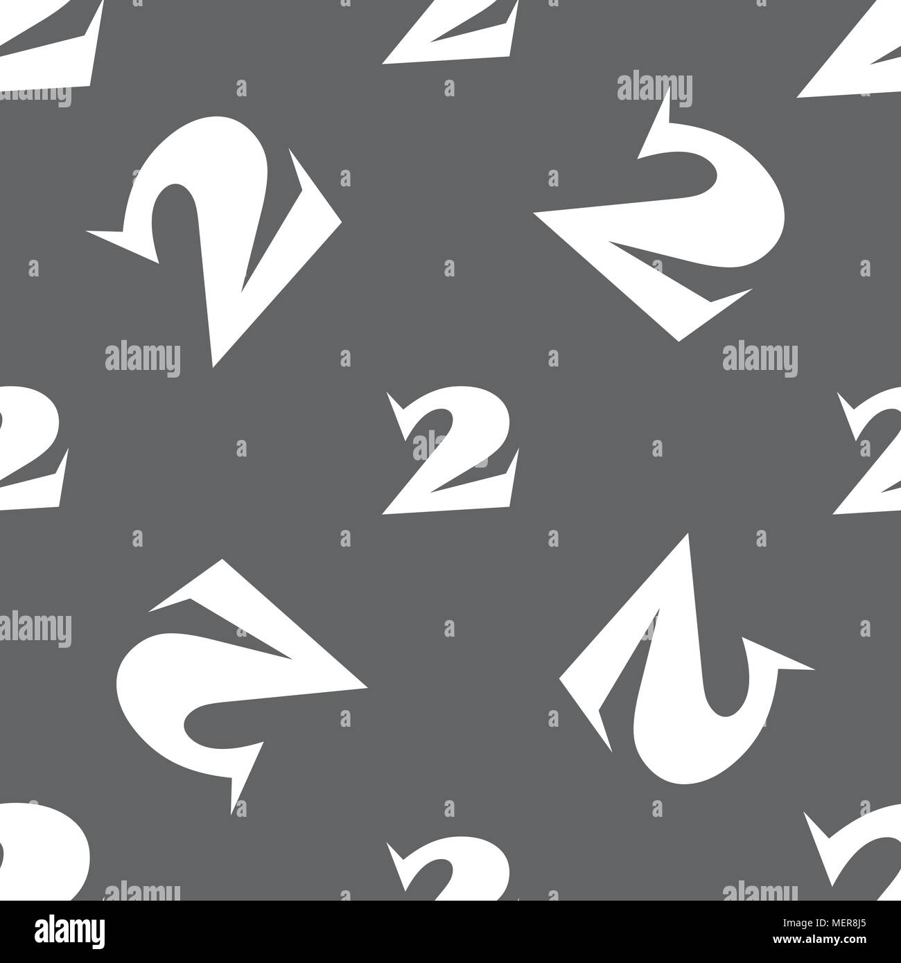 Second place award sign. Winner symbol. Step two.. Seamless pattern on ...