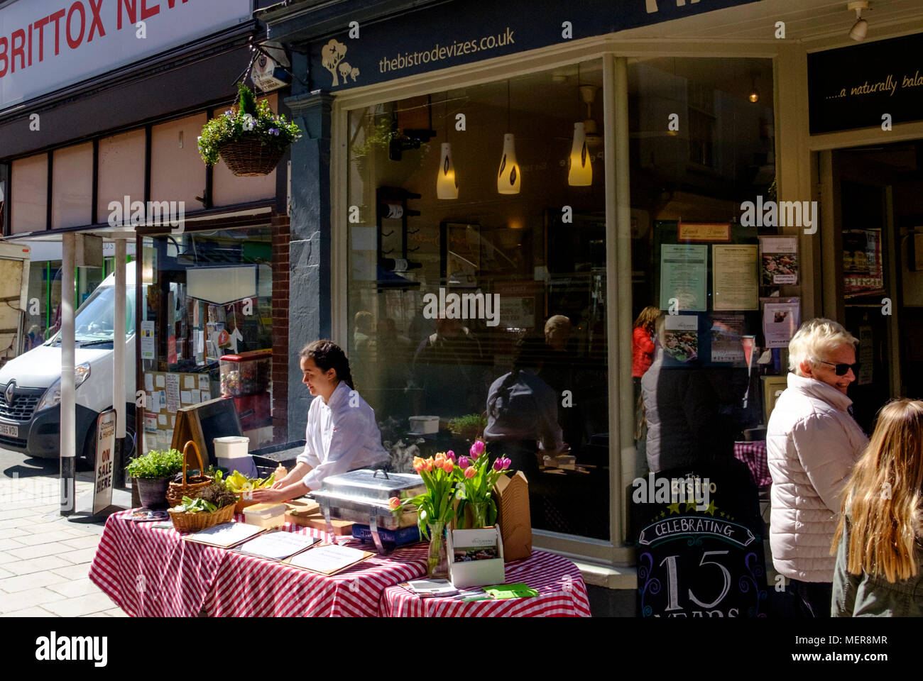 Around devizes, a wiltshire town england uk The Bistro in the Brittox ...