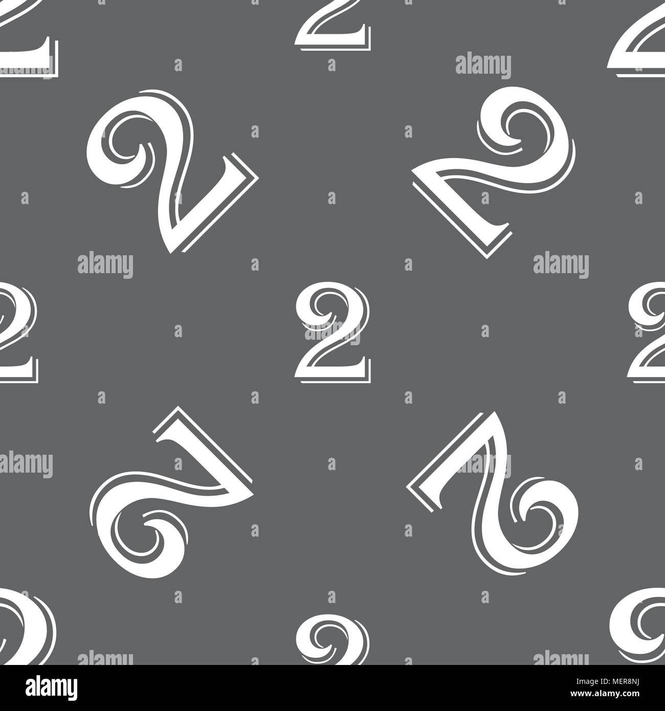 Second place award sign. Winner symbol. Step two.. Seamless pattern on ...