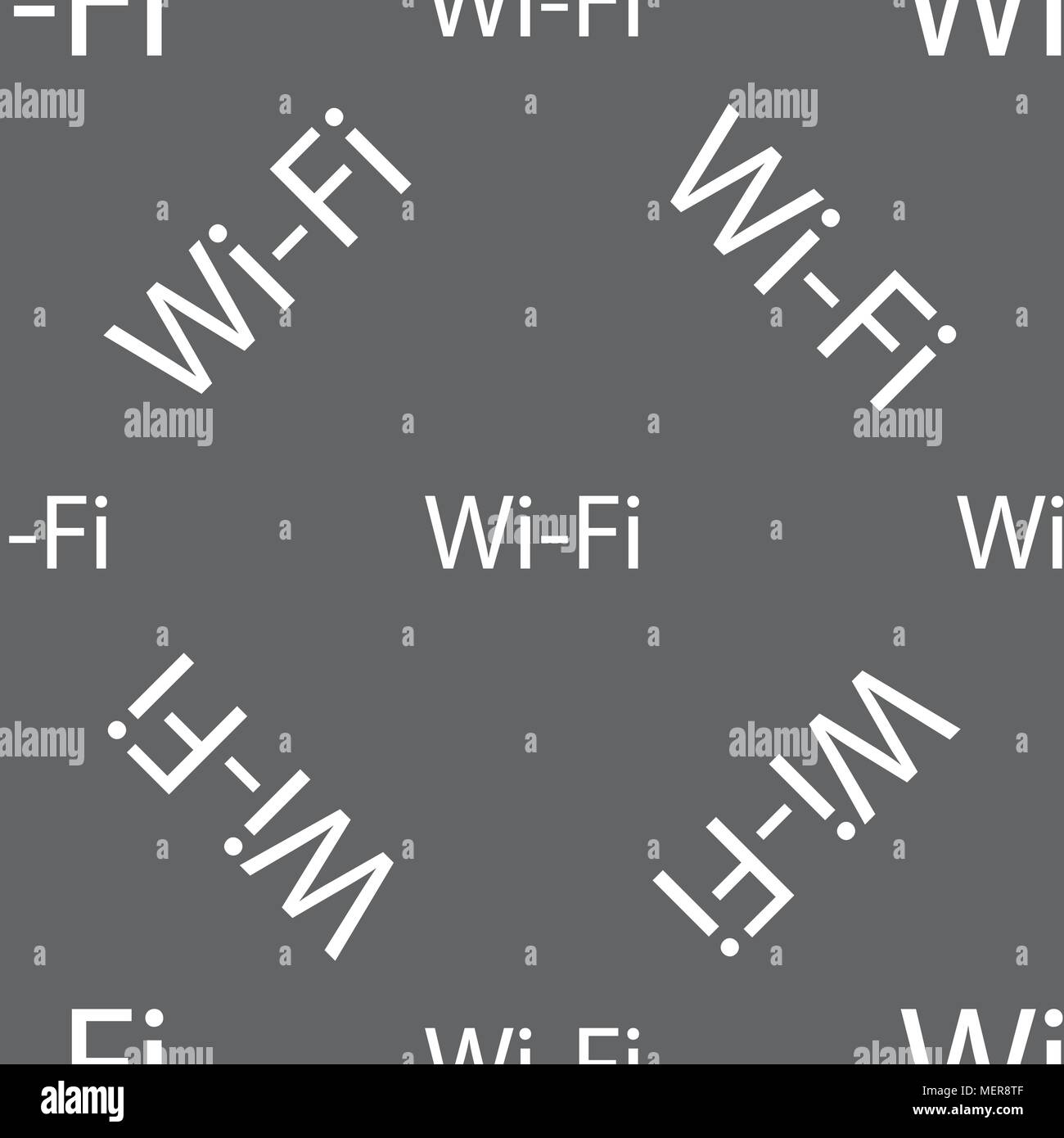 Free wifi sign. Wi-fi symbol. Wireless Network icon. Seamless pattern ...
