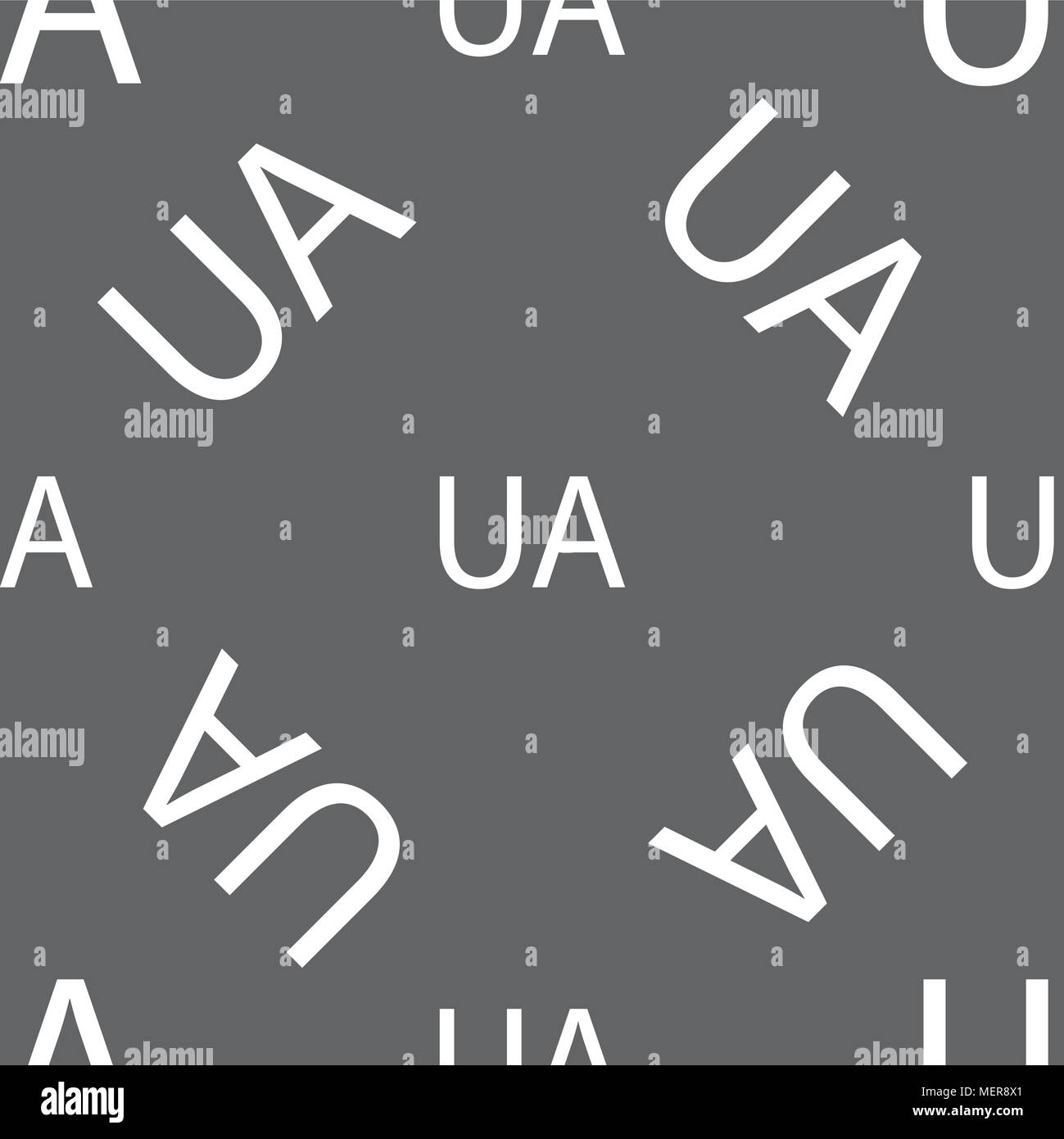 Ukraine sign icon. symbol. UA navigation. Seamless pattern on a gray ...