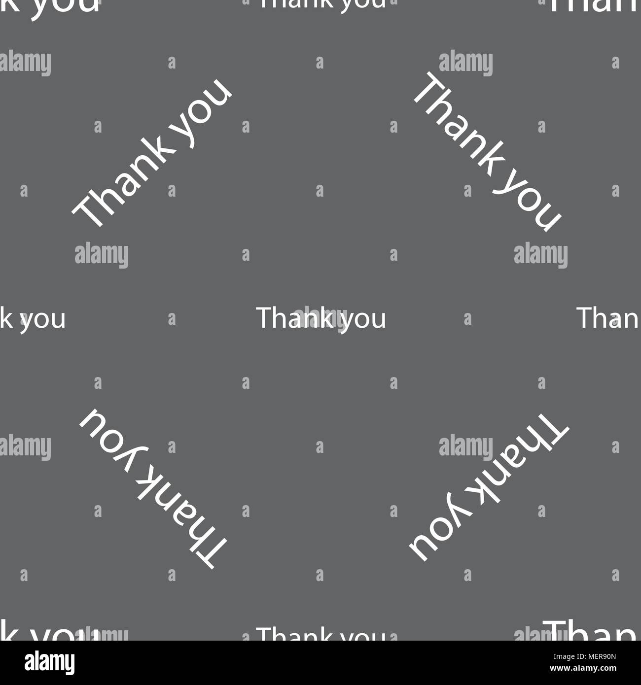 Thank you sign icon. Gratitude symbol. Seamless pattern on a gray ...