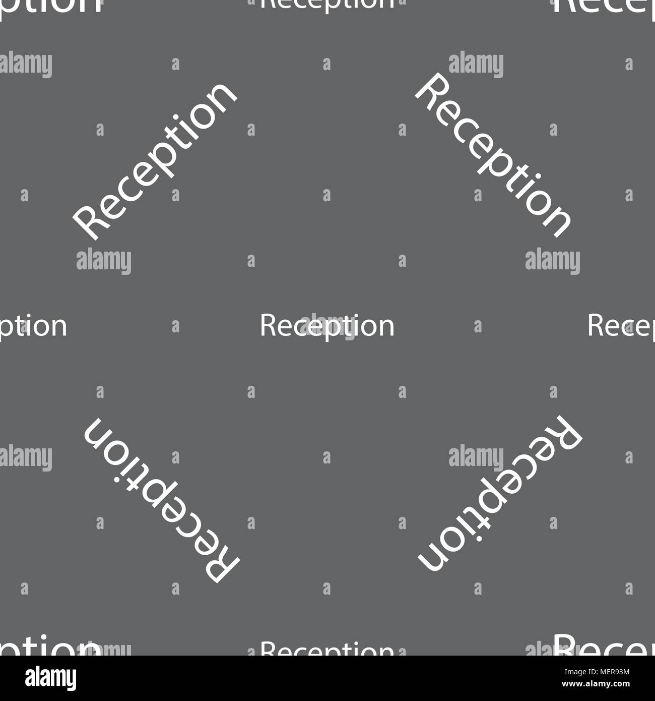 Reception sign icon. Hotel registration table symbol. Seamless pattern ...