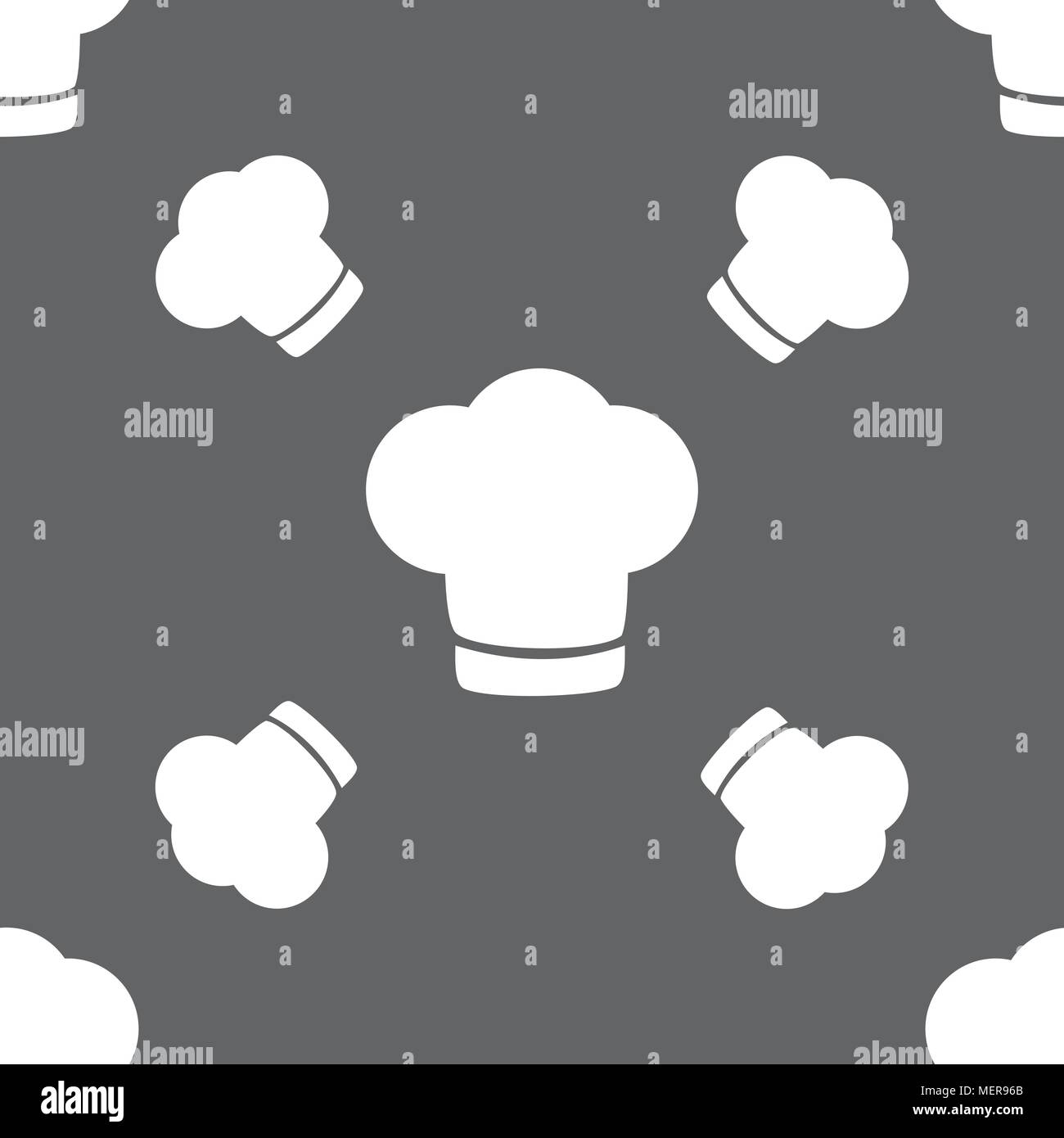Chef hat sign icon. Cooking symbol. Cooks hat. Seamless pattern on a ...