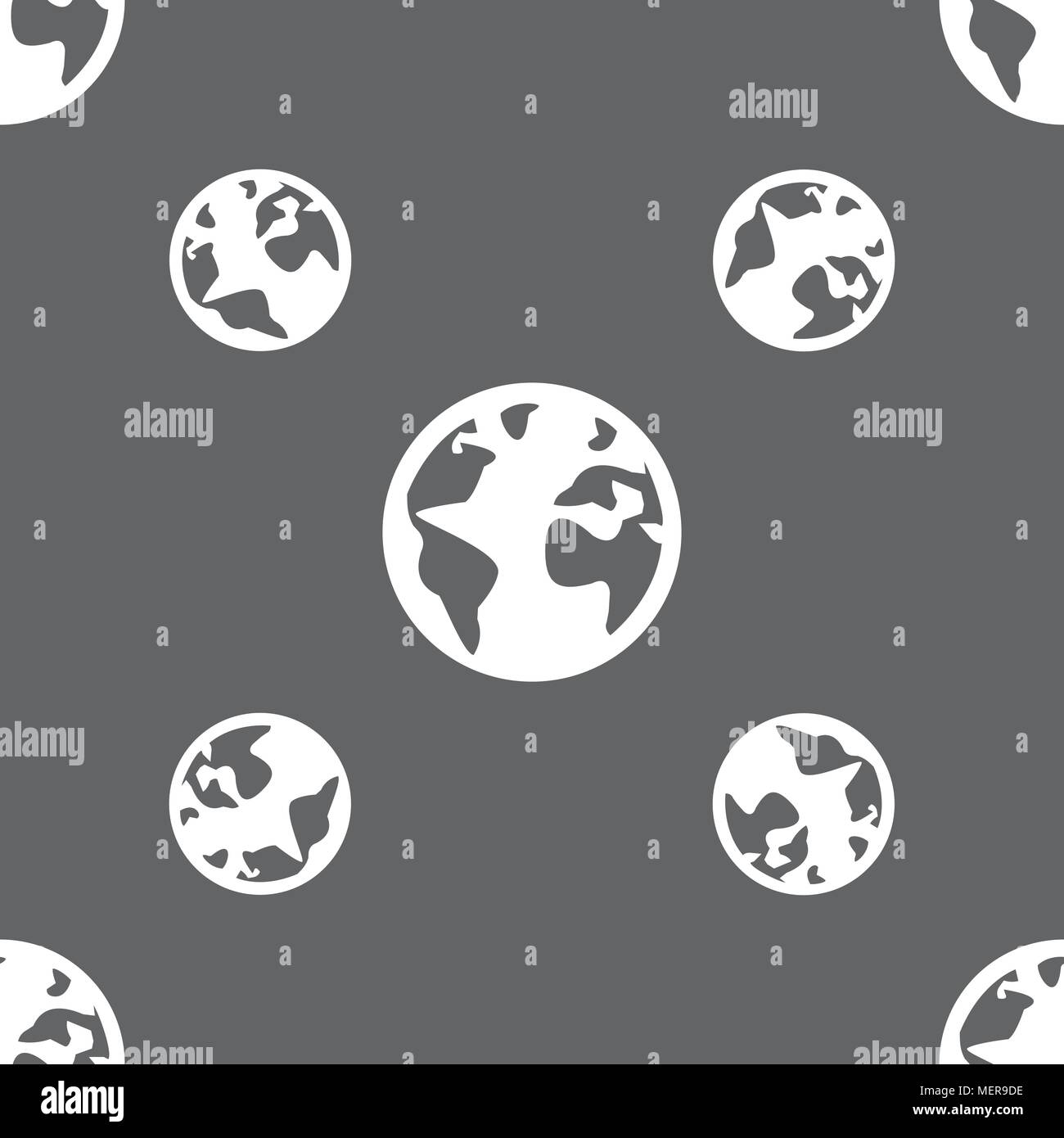 Globe sign icon. World map geography symbol. Globes on stand for ...