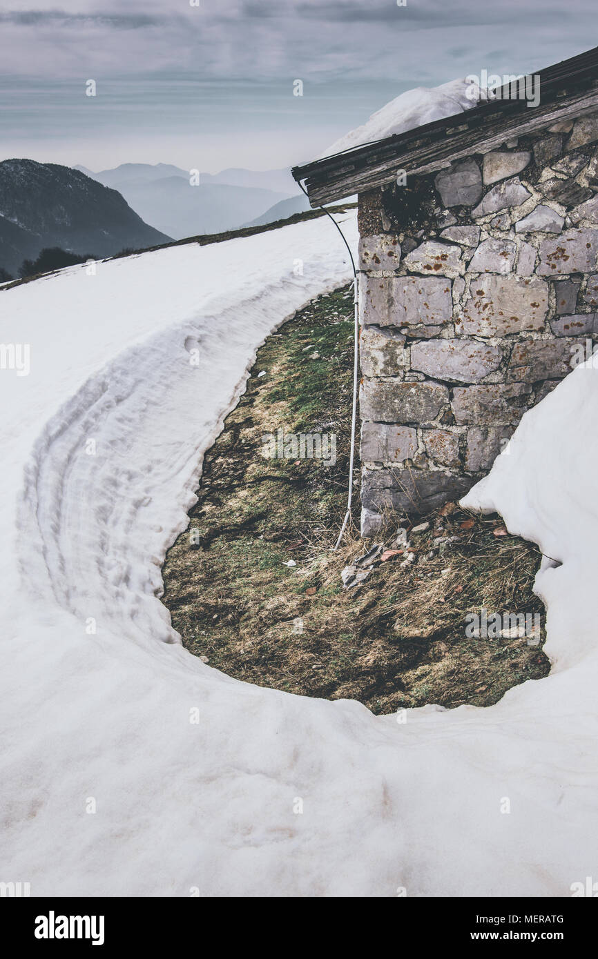 landscapes and outdoor avtivity - winter mood - desaturated style image ...