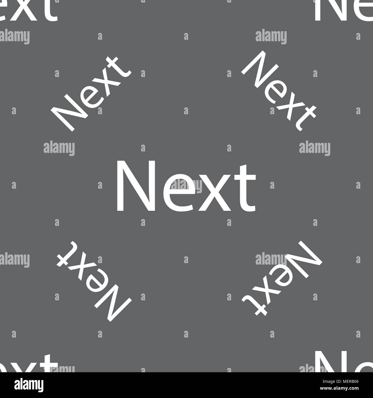 Next sign icon. Navigation symbol. Seamless pattern on a gray ...