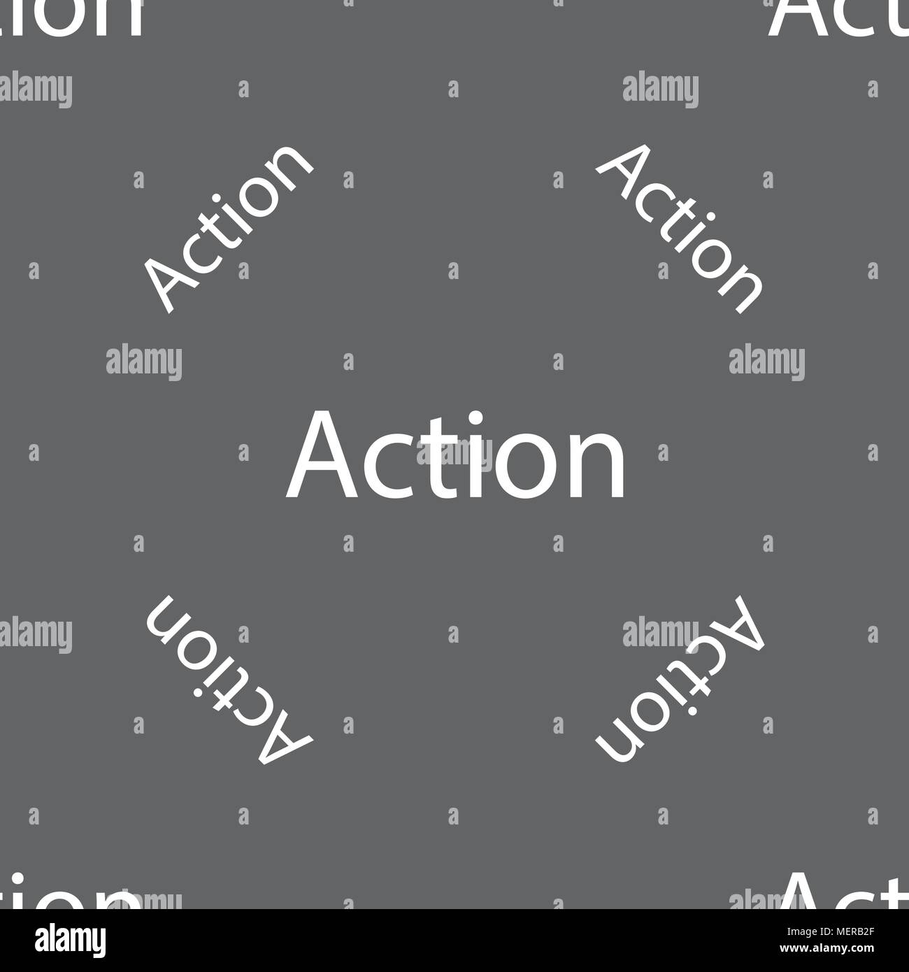 Action sign icon. Motivation button with arrow. Seamless pattern on a ...
