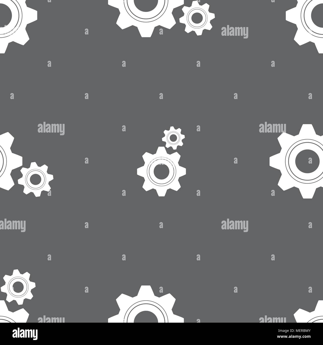 Cog settings sign icon. Cogwheel gear mechanism symbol. Seamless ...