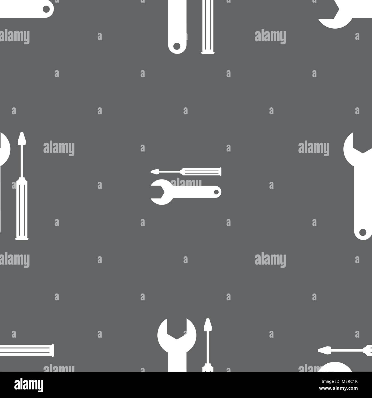 Repair tool sign icon. Service symbol. screwdriver with wrench ...