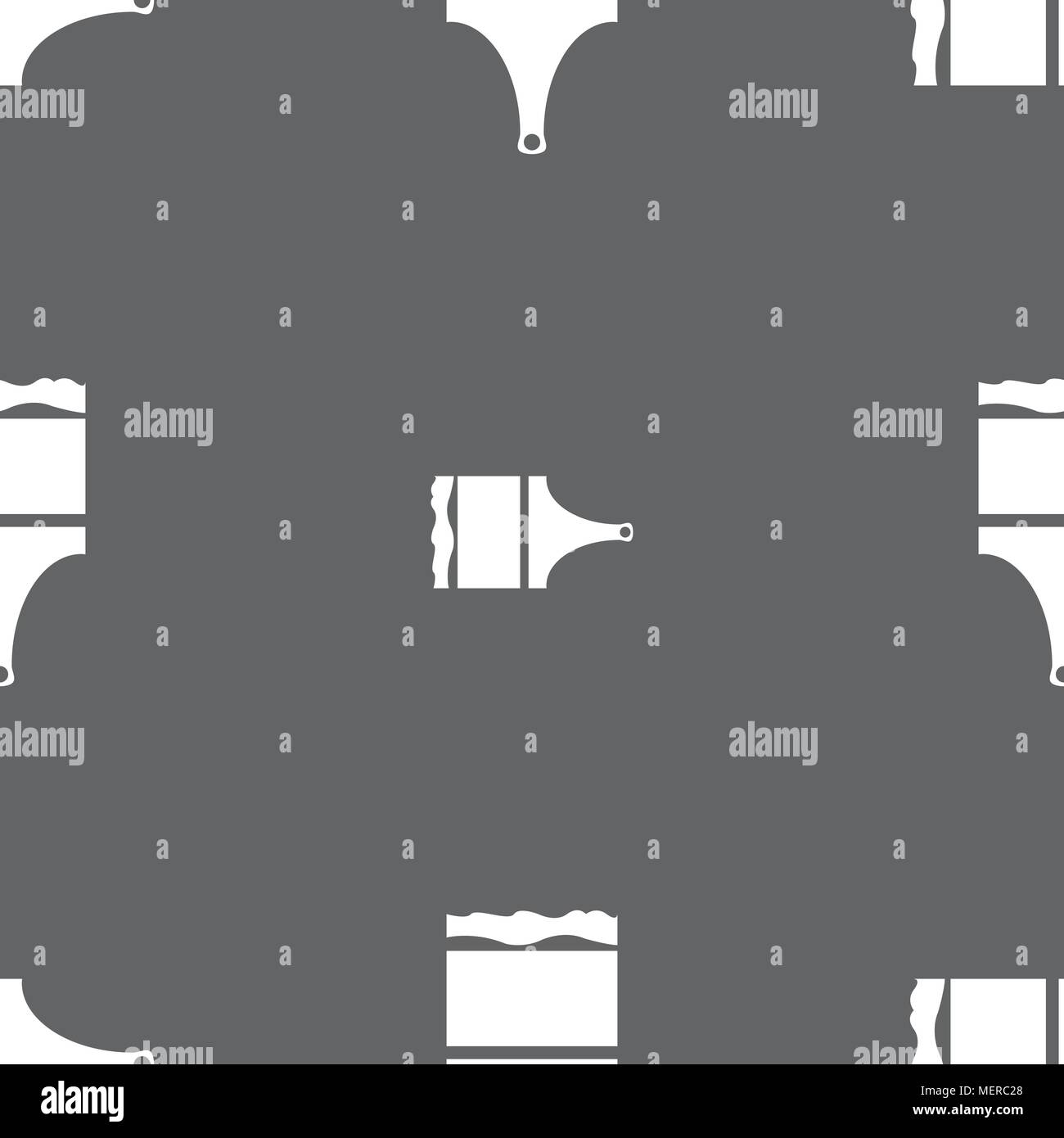 Paint brush sign icon. Artist symbol. Seamless pattern on a gray ...