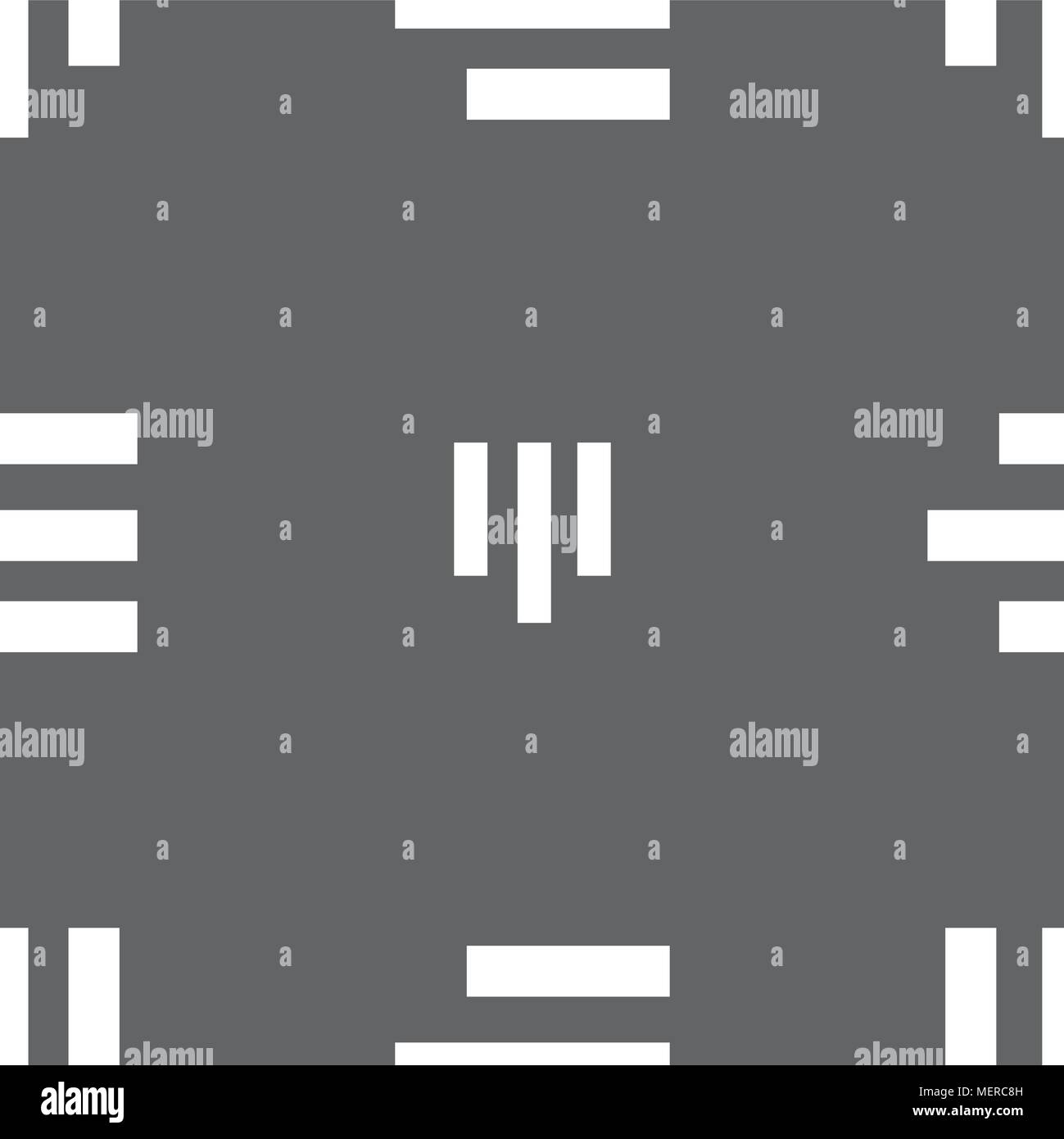 Right-aligned icon sign. Seamless pattern on a gray background. Vector ...