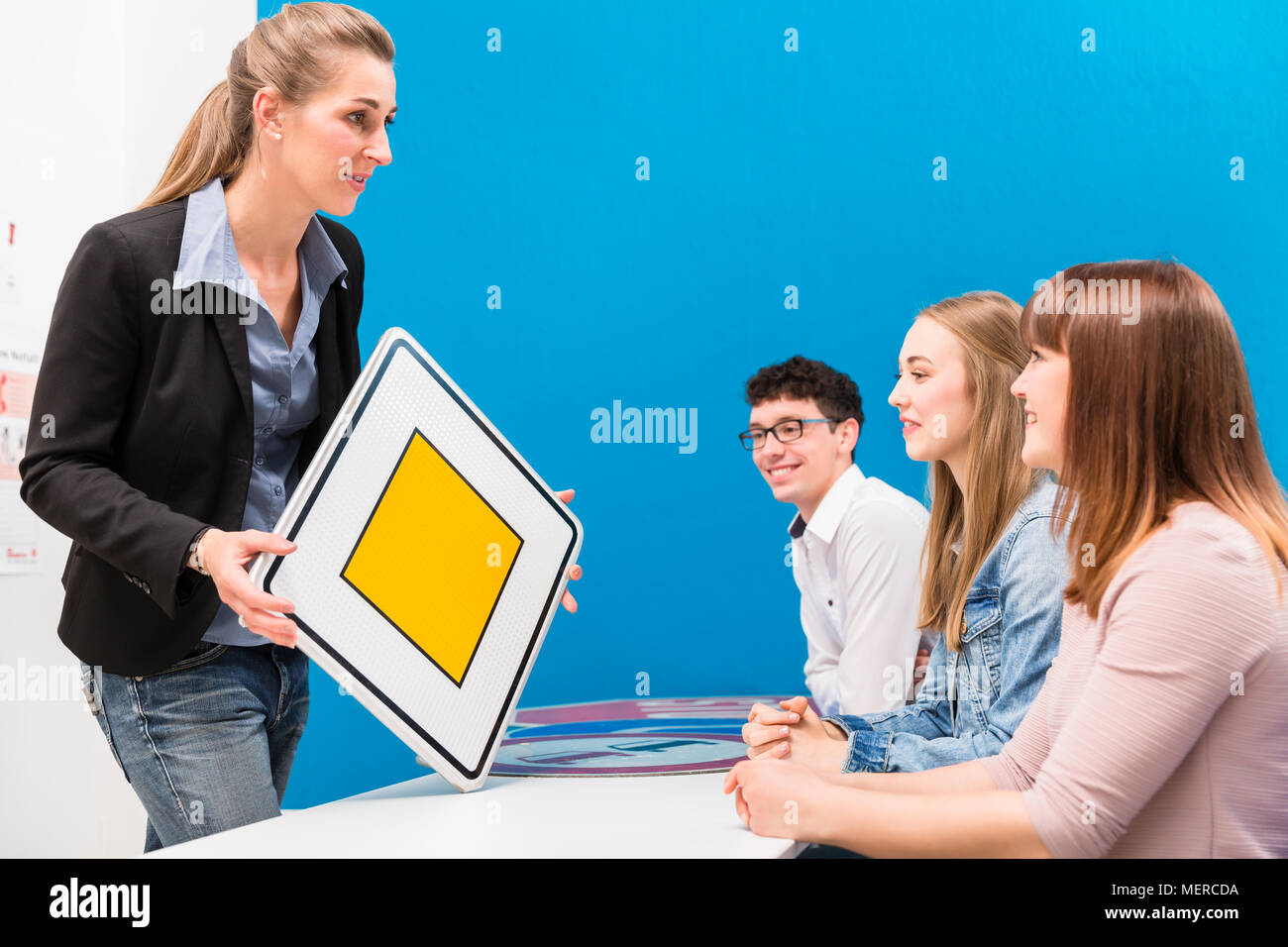 Driving to school hi-res stock photography and images - Alamy