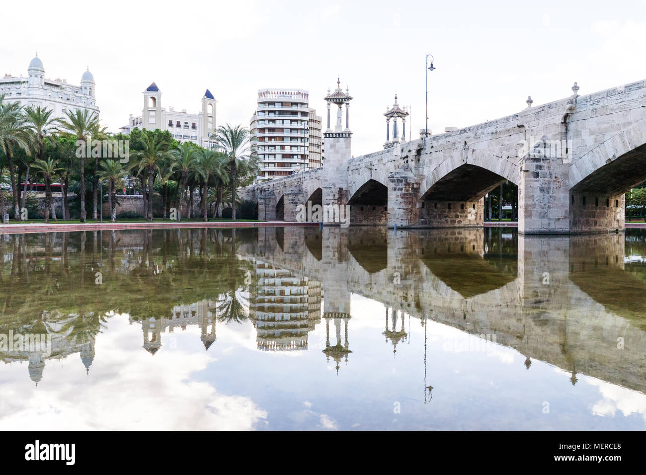 Turia park gardens in the city of Valencia, Spain, Europe Stock Photo ...