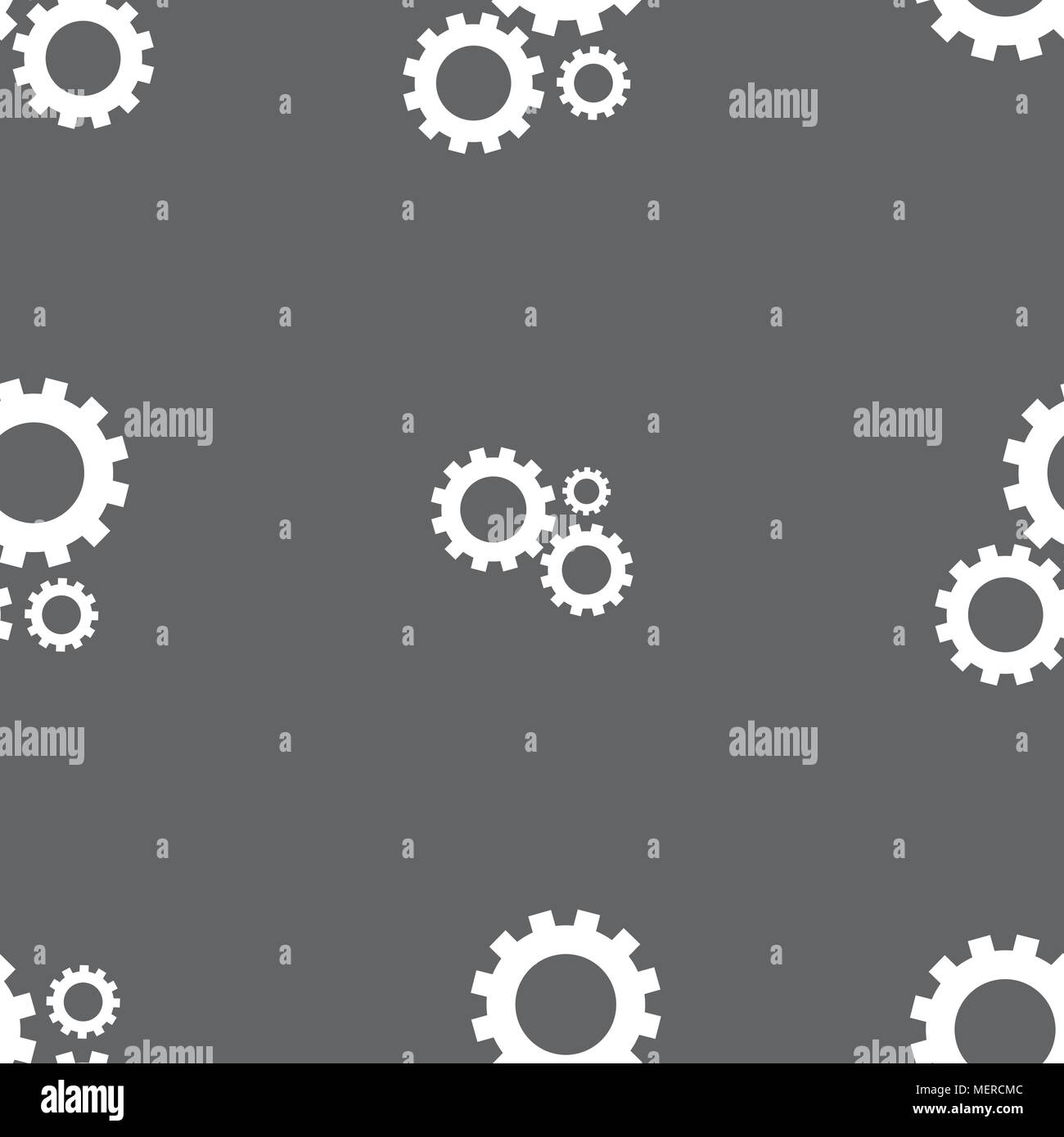 Cog settings sign icon. Cogwheel gear mechanism symbol. Seamless ...