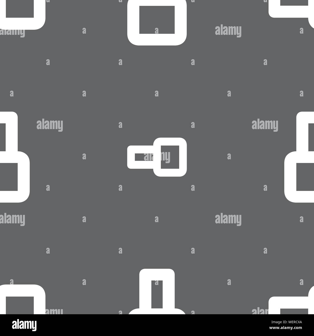 number Eight icon sign. Seamless pattern on a gray background. Vector ...