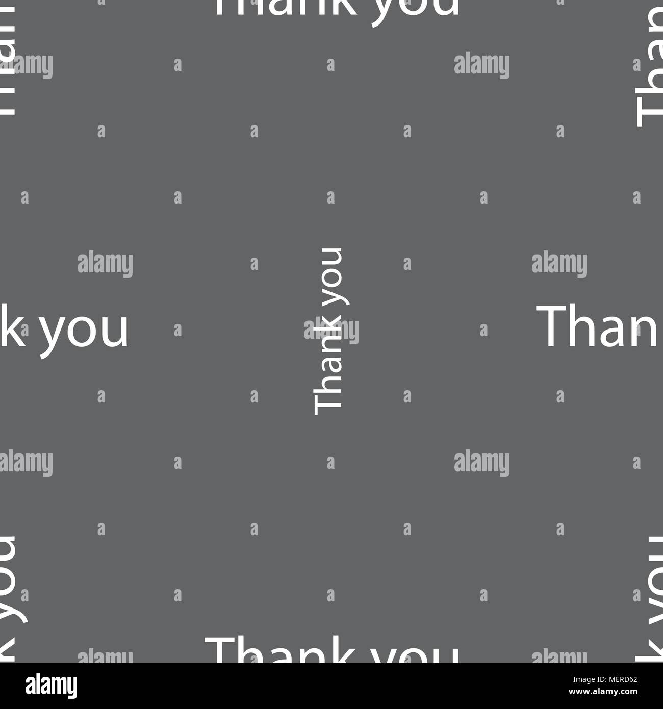 Thank you sign icon. Gratitude symbol. Seamless pattern on a gray ...