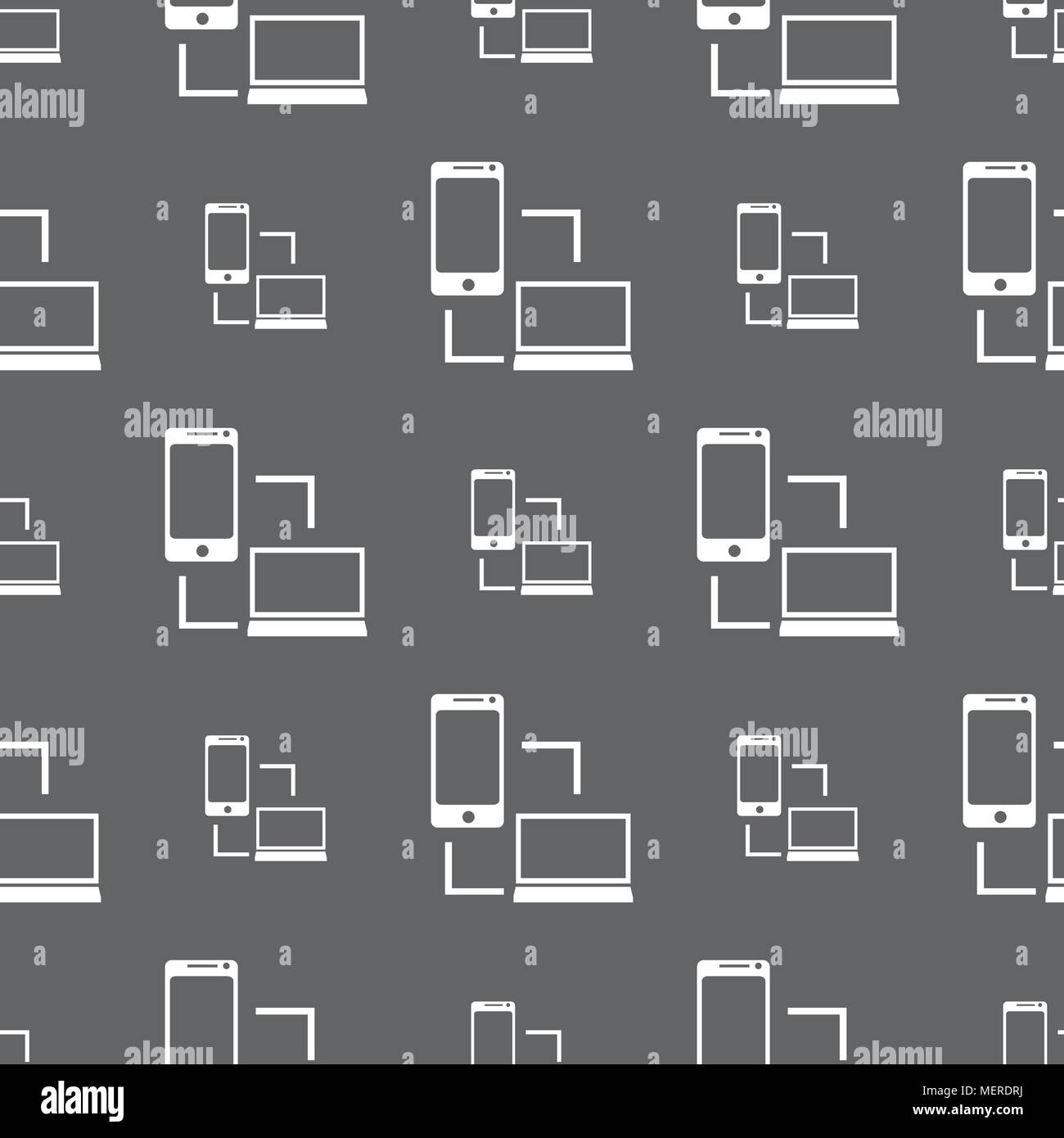 Synchronization sign icon. communicators sync symbol. Data exchange ...