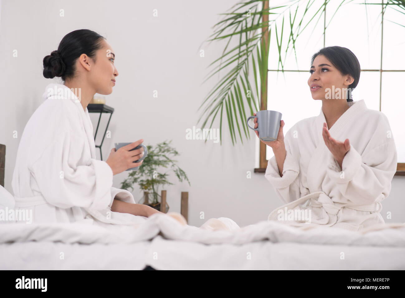 Family enjoying tea hi-res stock photography and images - Alamy
