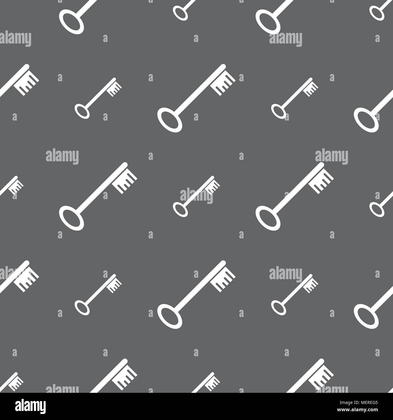 Key icon sign. Seamless pattern on a gray background. Vector ...
