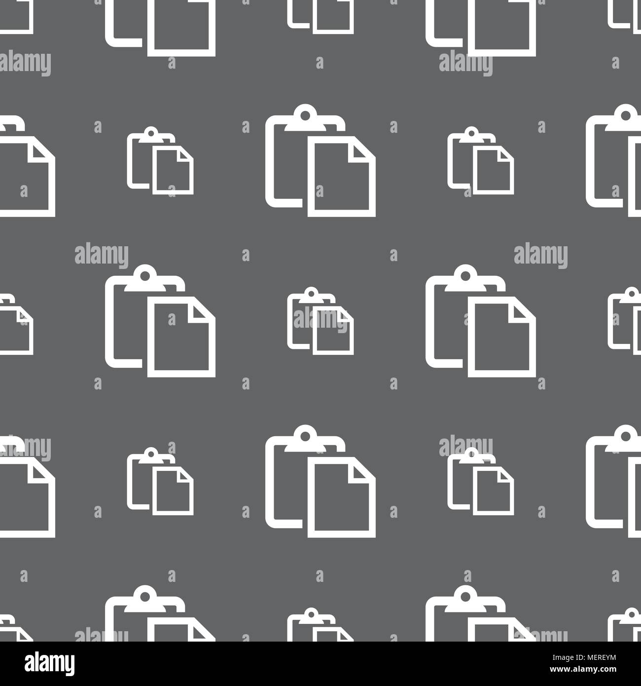 number four icon sign. Seamless pattern on a gray background. Vector ...