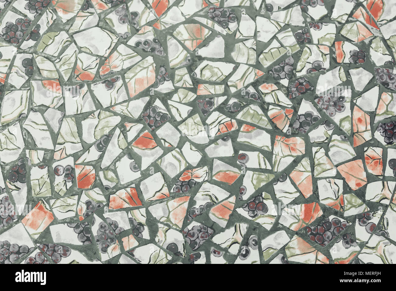 Abstract of colorful cracked mosaic texture as background, background ...