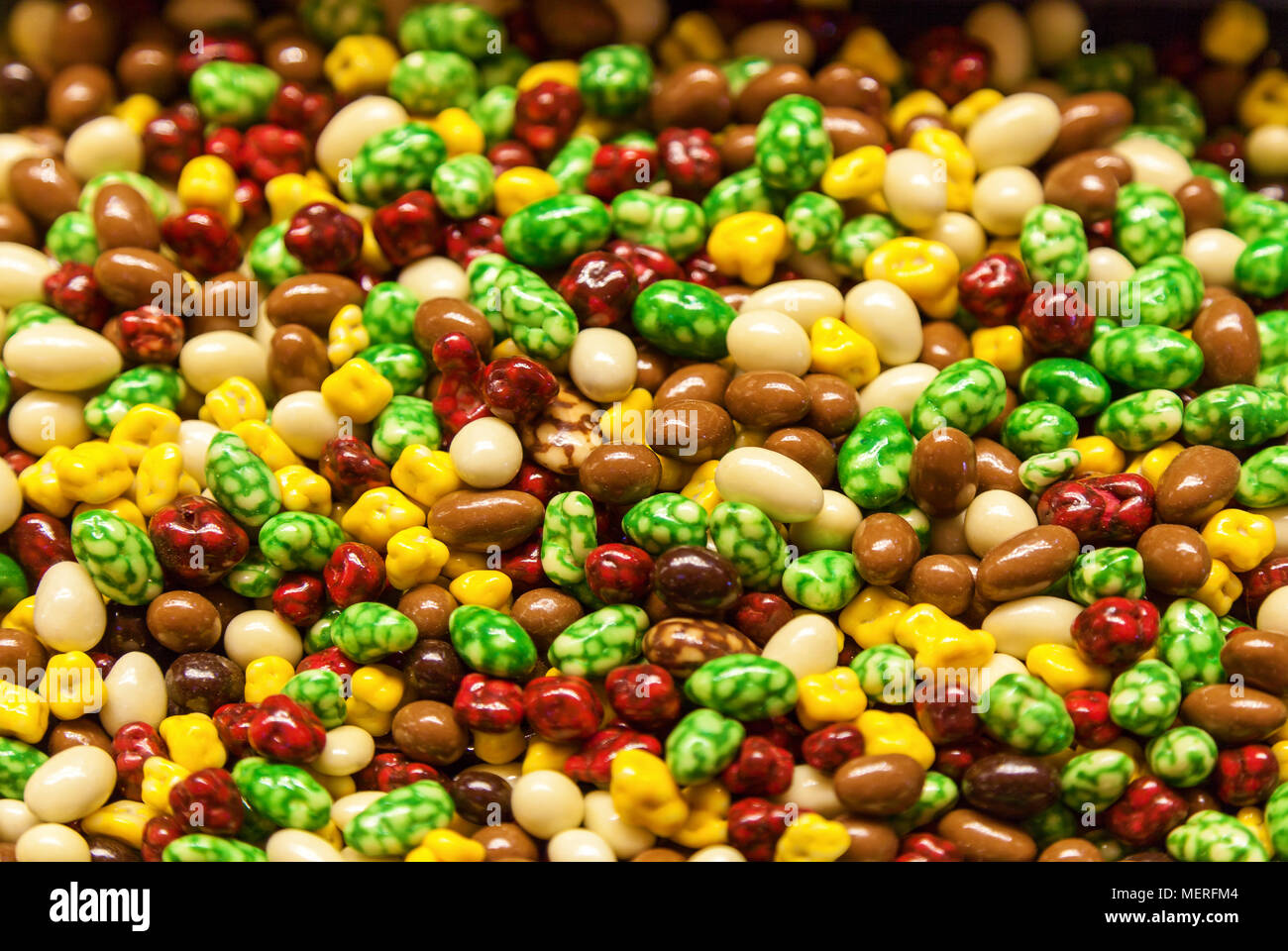 Tasty colorful candies the children's favorite sweets Stock Photo - Alamy