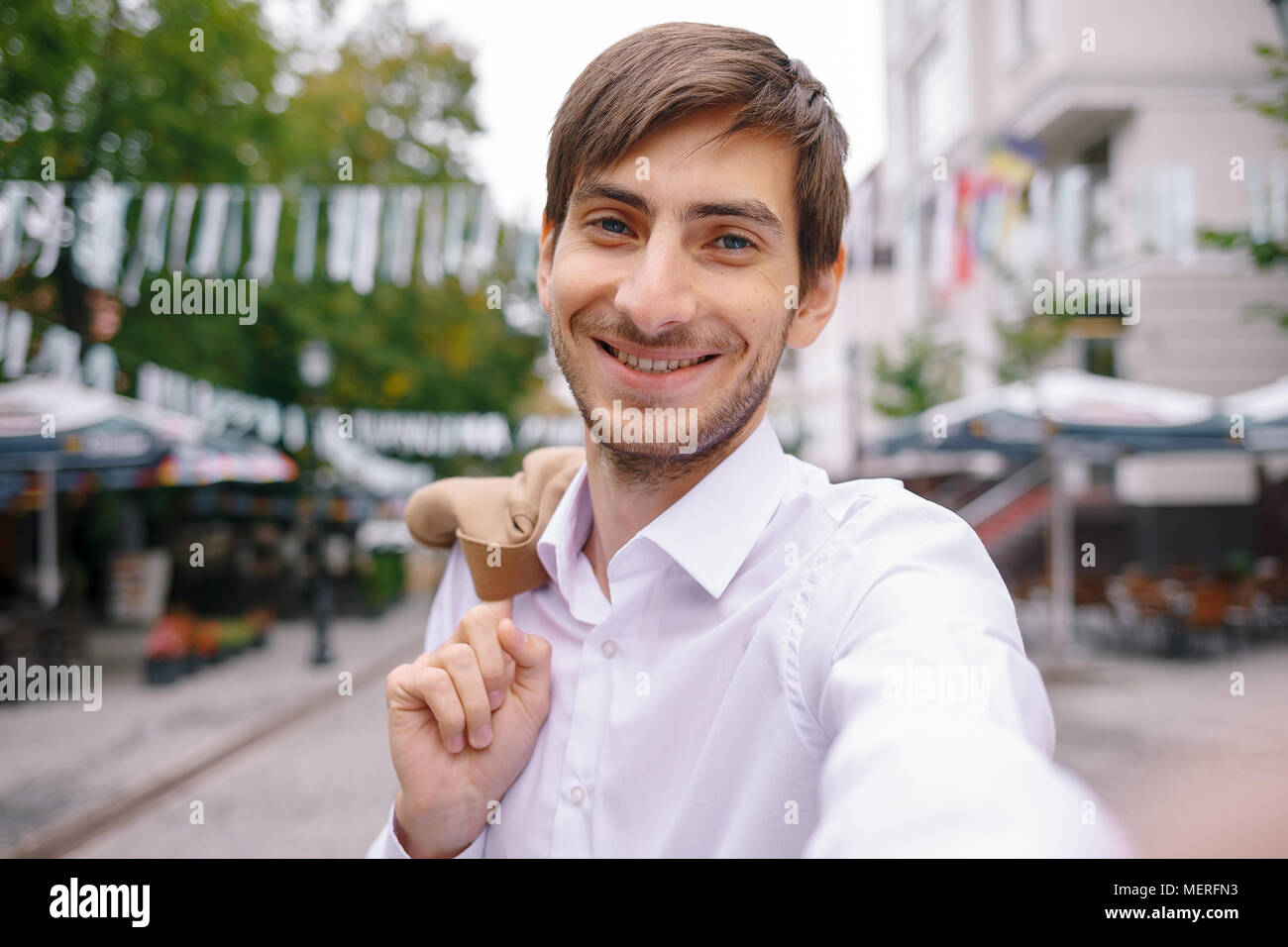 Handsome selfie hi-res stock photography and images - Alamy